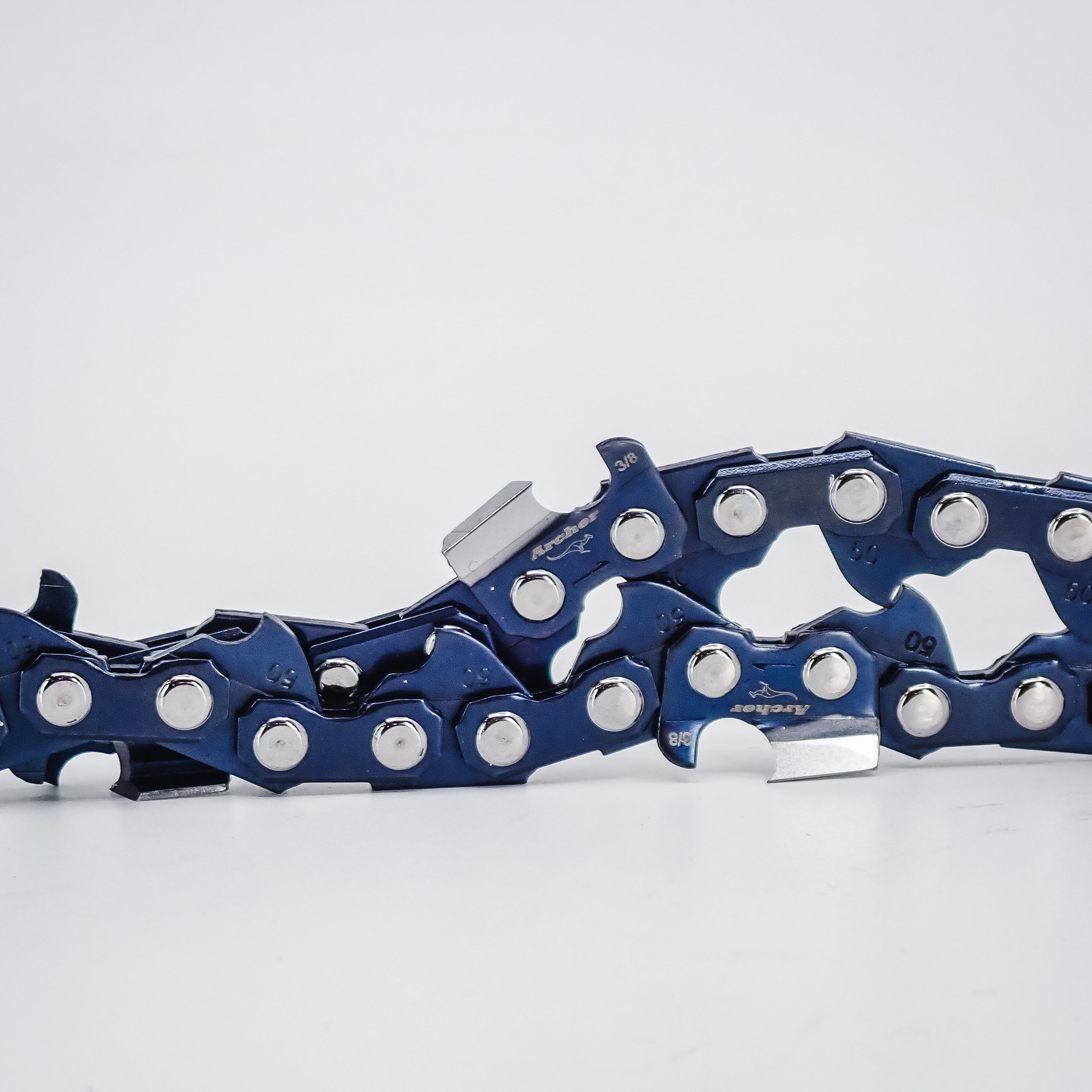 ARCHER FULL CHISEL SKIP TOOTH PROFESSIONAL CHAINSAW CHAIN 3/8 .050 84DL ...