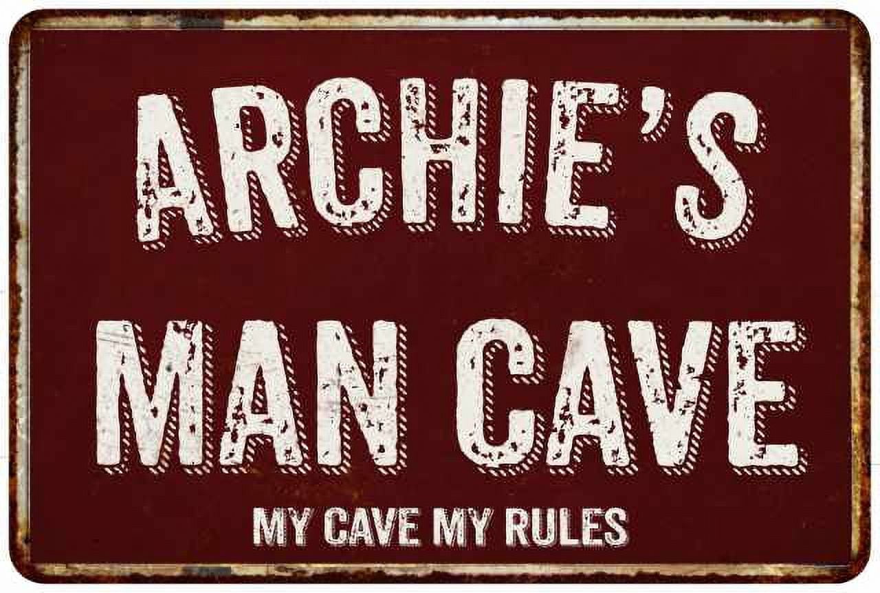 ARCHIE'S Man Cave Sign Garage Mancave Decor Accessories Signs Vintage ...