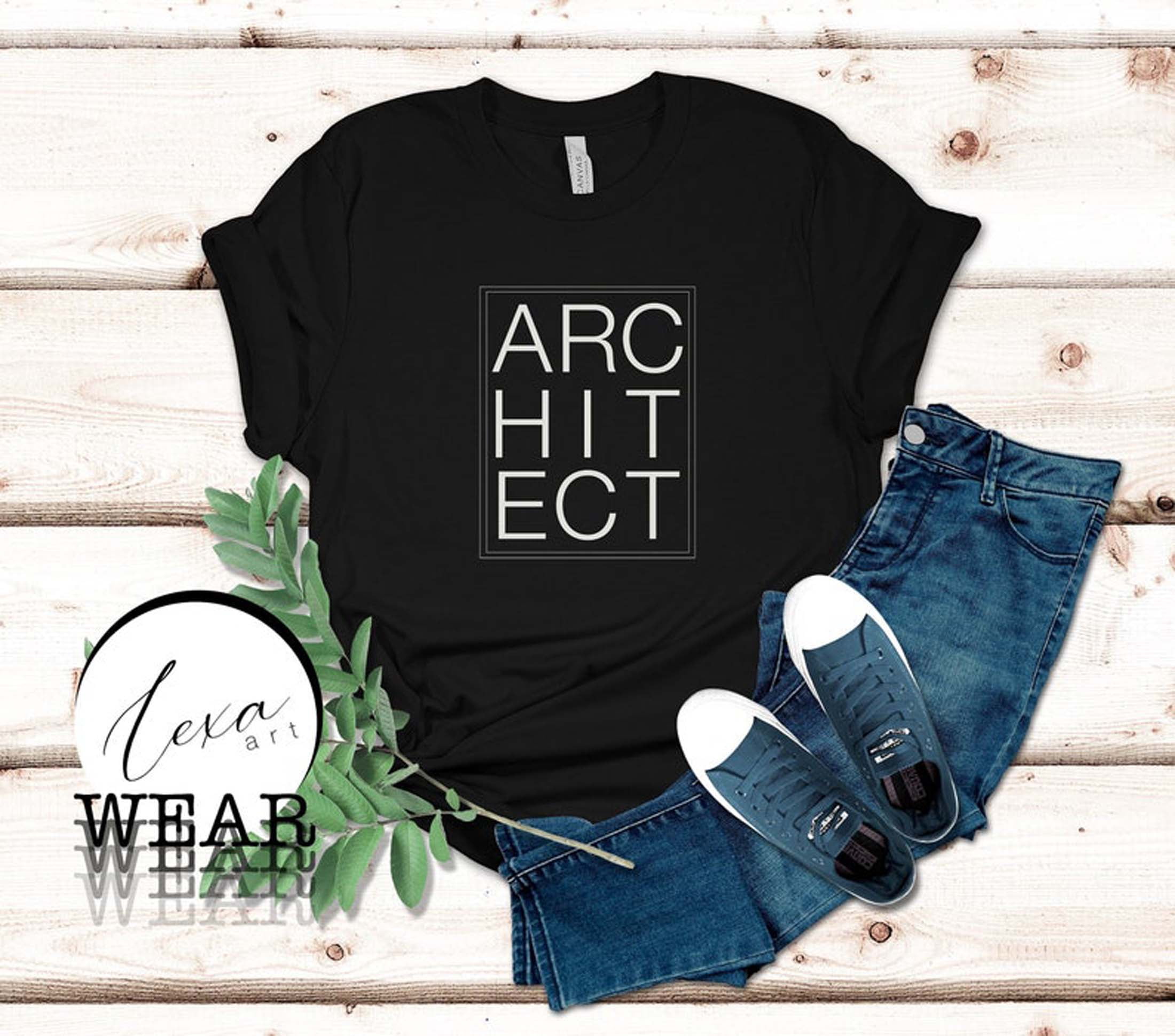 ARCHITECT T-shirt for Design & Art lovers Tee, Unisex Modern ...