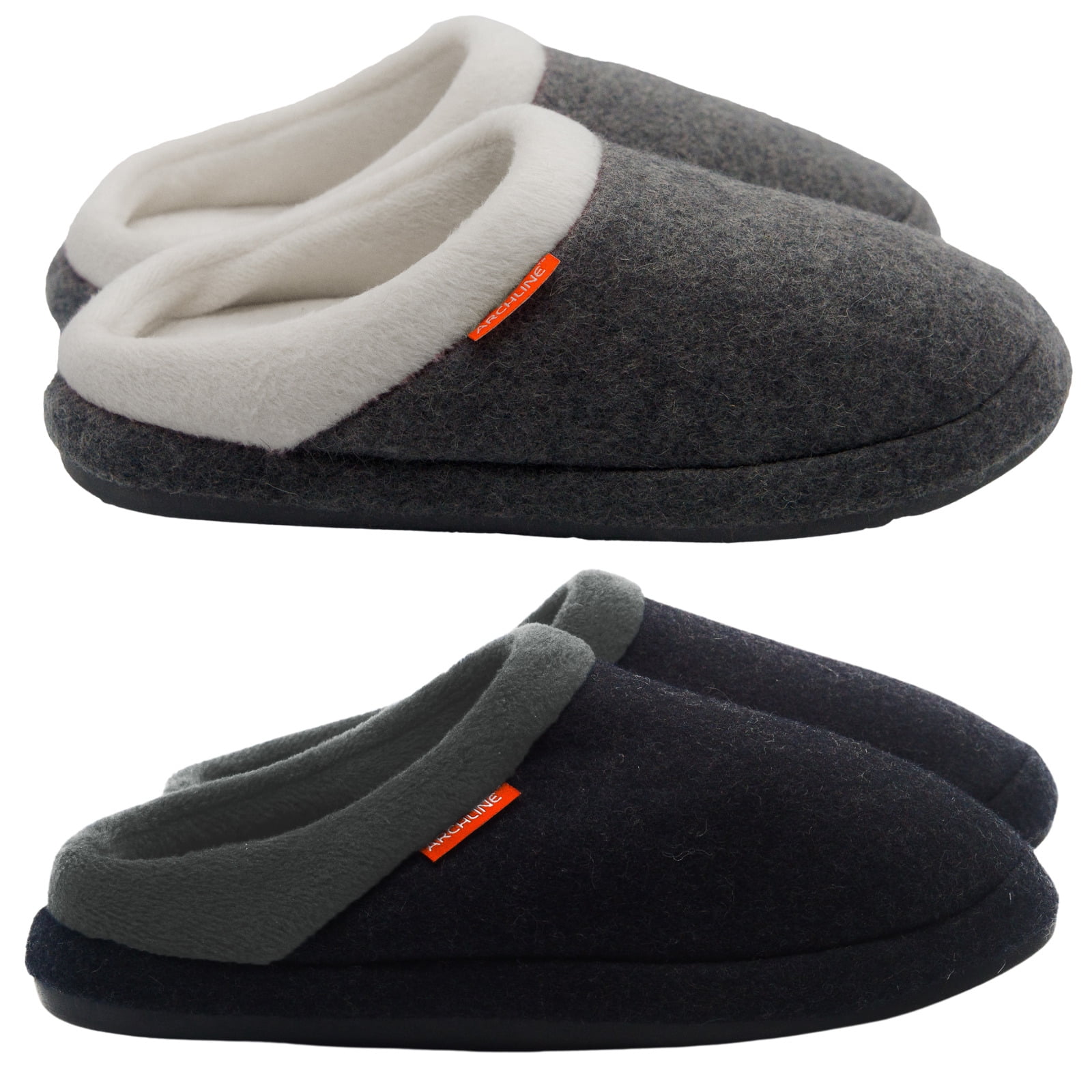 ARCHLINE Orthotic Slippers Slip On Arch Scuffs Orthopedic Moccasins ...