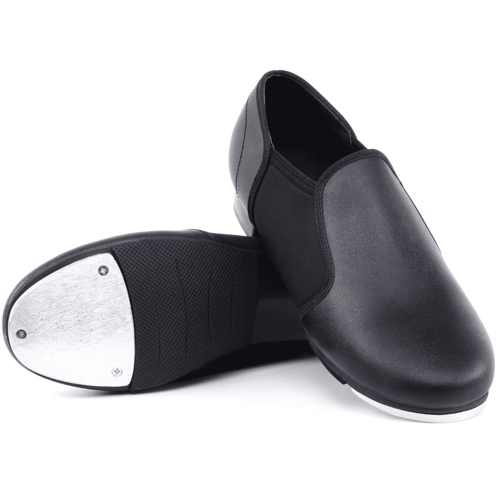 ARCLIBER Unisex PU Leather Slip On Tap Shoes Dance Shoes for Woman ...
