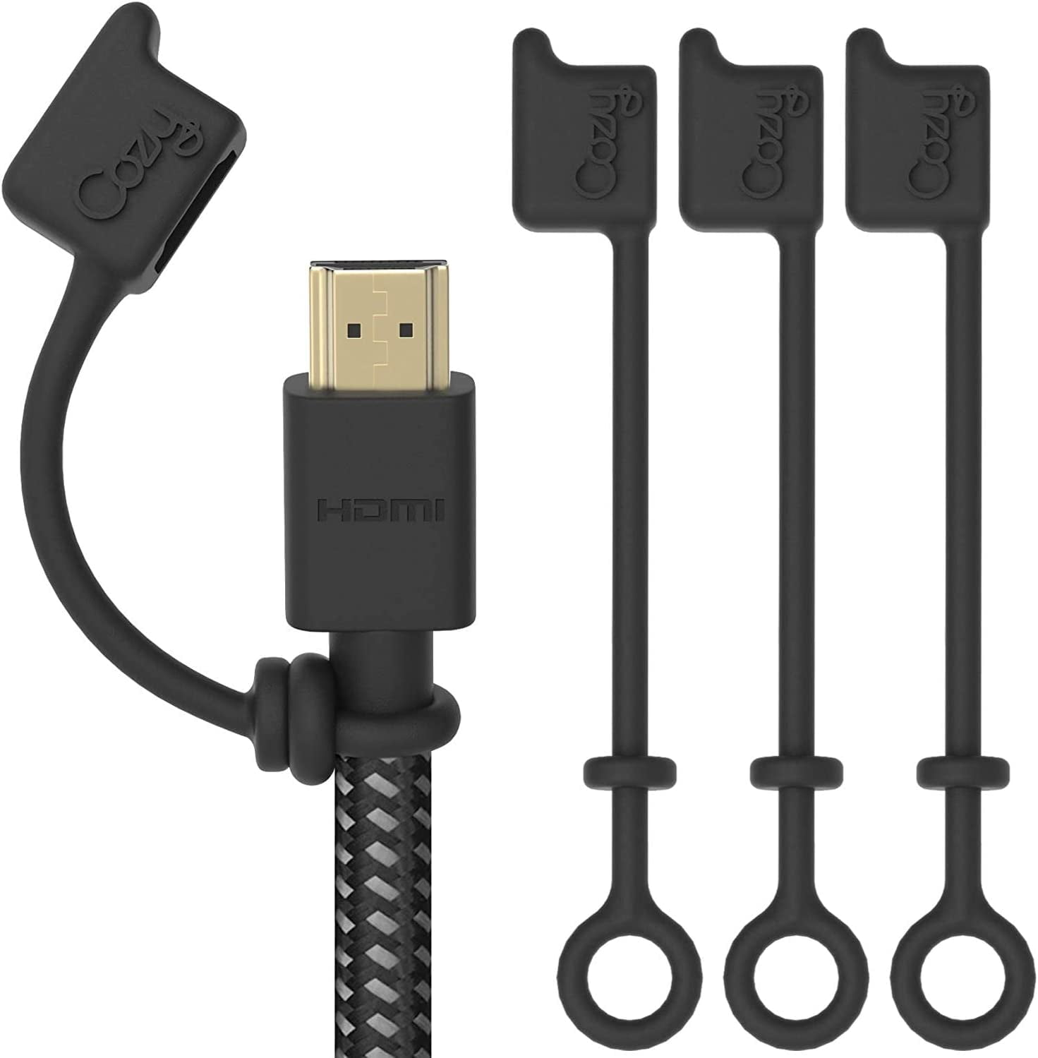 ARCOCO-4-Pack HDMI Caps for HDMI Cables/Cords/Tether - Provides Dust ...