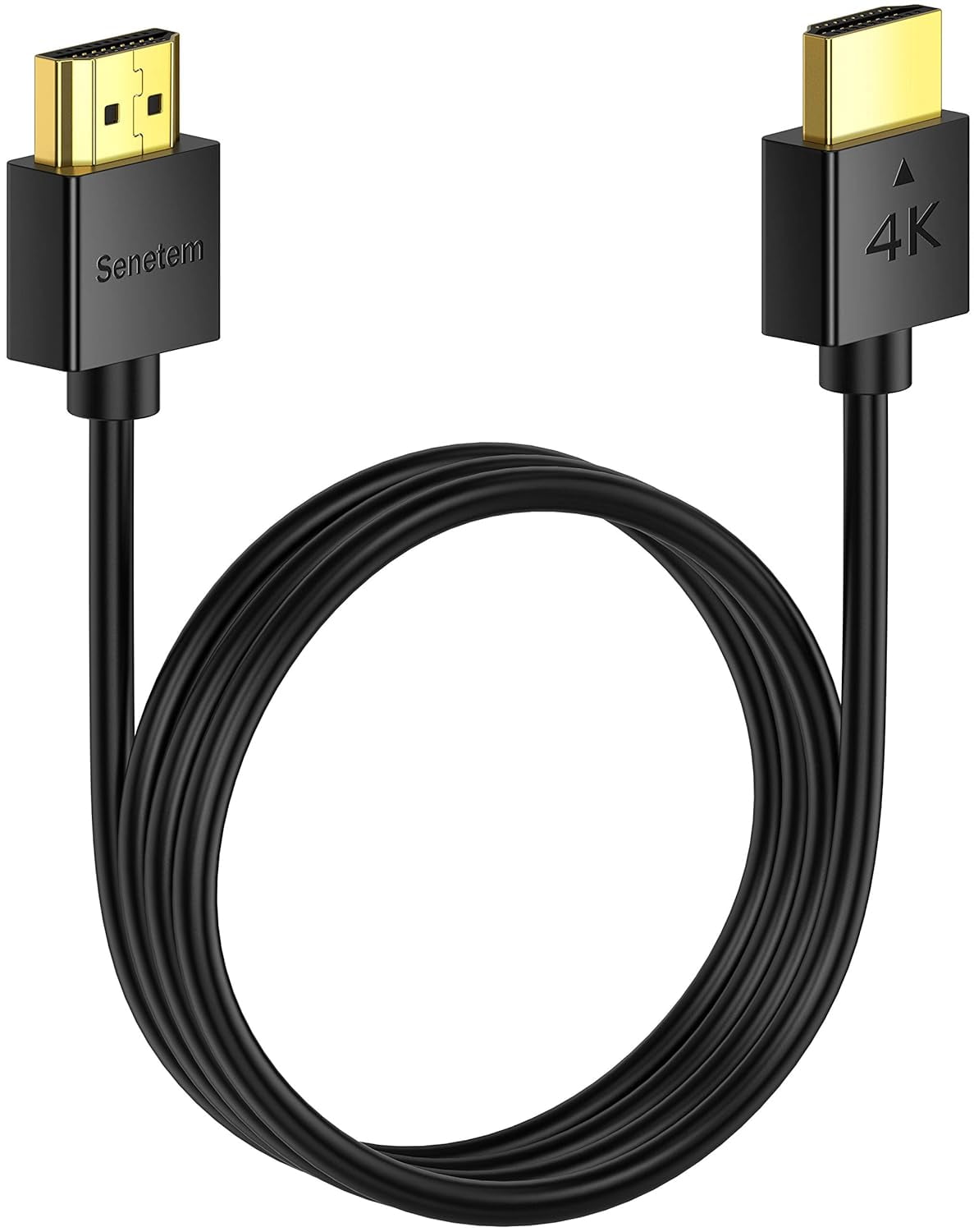 ARCOCO-4K Slim HDMI Cable 10 ft, High Speed (4K@60Hz, 18Gbps), HDMI 2.0 Cord, Thin HDMI Cable ...