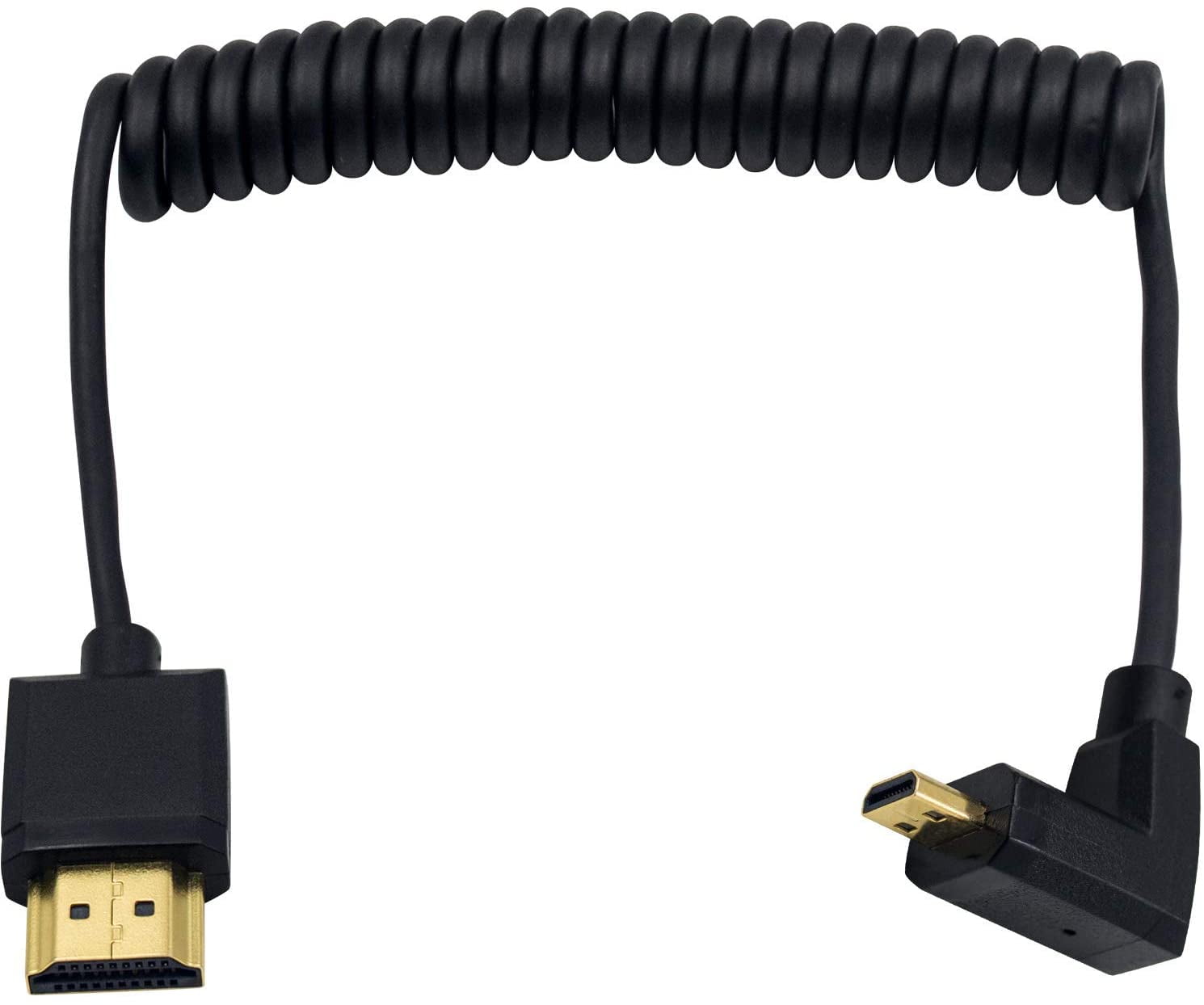 ARCOCO-Micro HDMI to Standard HDMI Cable, Micro HDMI to HDMI Coiled ...