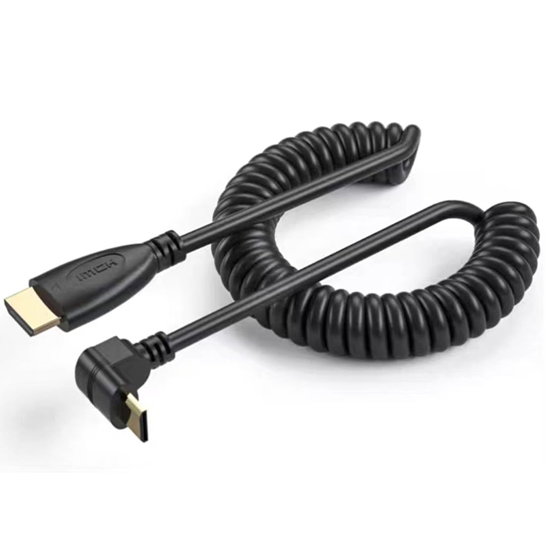 ARCOCO-Mini HDMI to HDMI Coiled Cable, 6.6Ft V2.0 Ultra HD 4K 60Hz ...