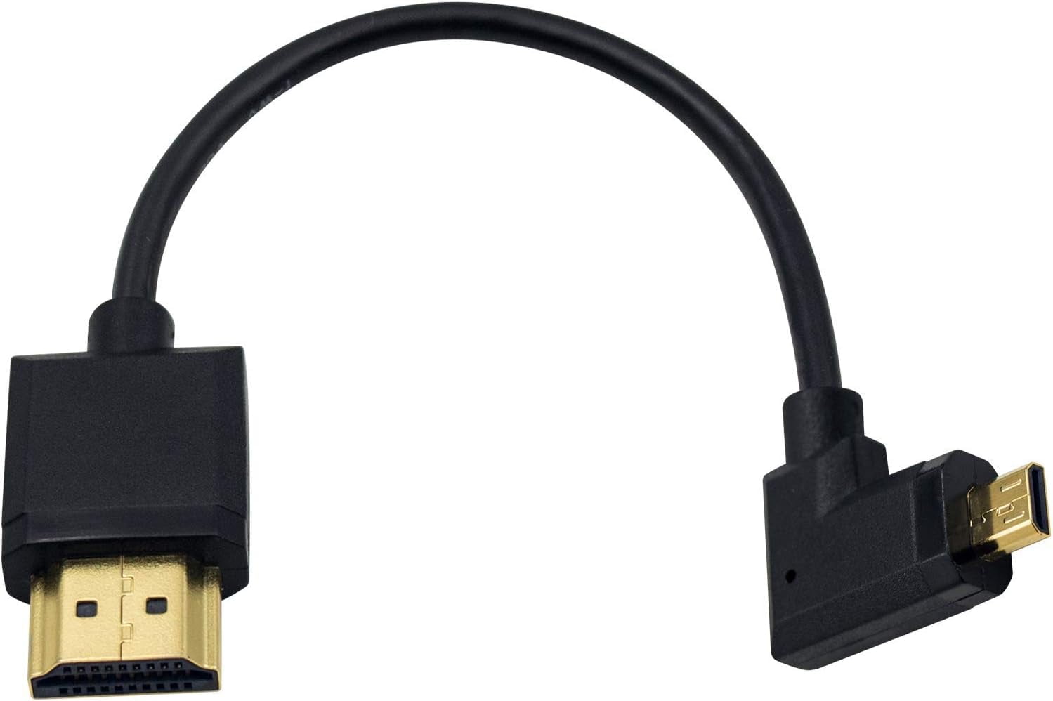 ARCOCO-Right Angle HDMI to Micro HDMI Cable, Extreme Thin Micro HDMI to ...