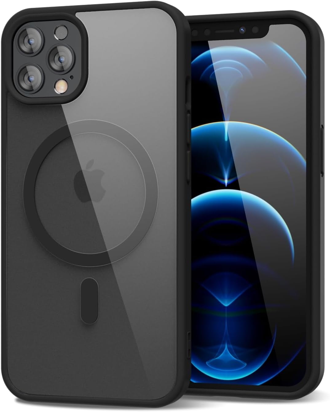 ARCOCO-for iPhone 12 Pro Max Case Clear Magnetic Compatible with Magsafe, Thin Slim Transparent ...