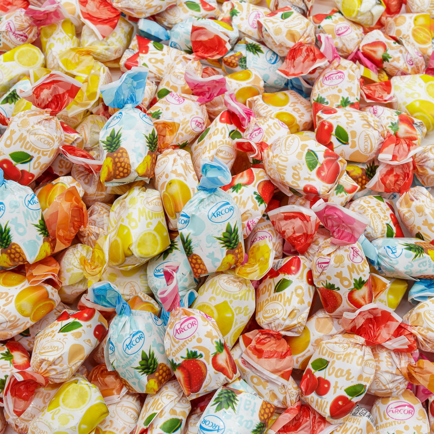 ARCOR FRUIT FILLED Hard MZF22 Candy 1 lb - Individually Wrapped, Old ...