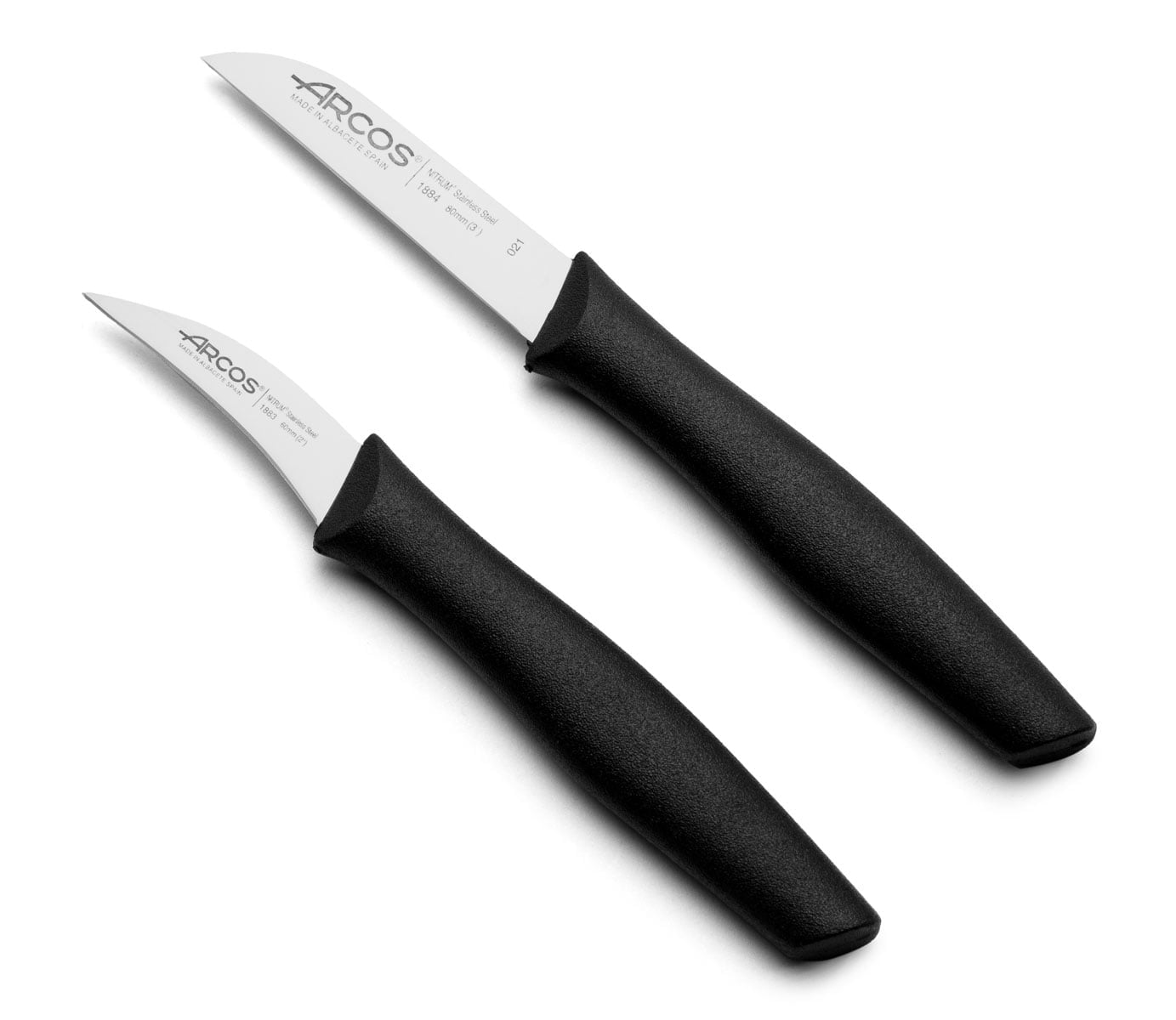 ARCOS Set 2 pieces Paring Knife 3 Inch. 3 Paring Knives of Stainless ...