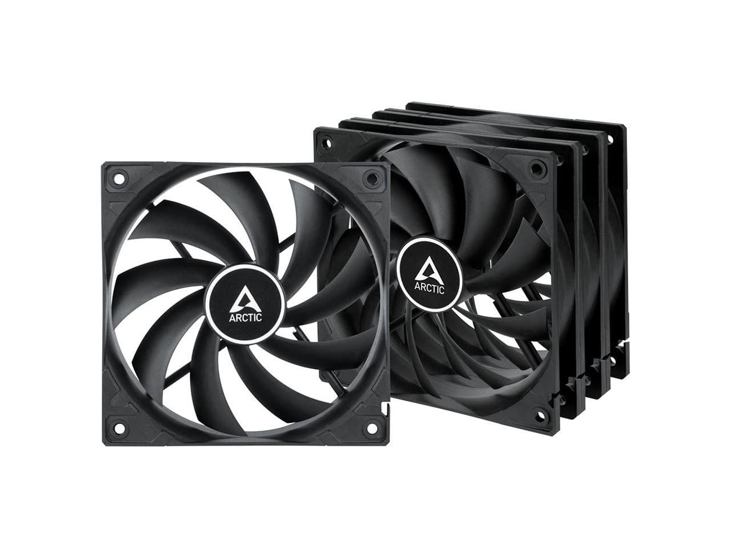 ARCTIC F12 PWM PST - Value Pack - case fan - 120 mm - black (pack of 5 ...