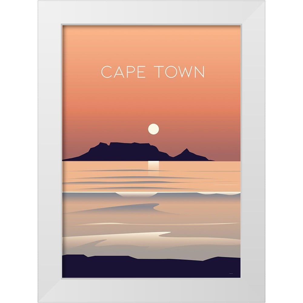 ARCTIC FRAME 11x14 White Modern Wood Framed Museum Art Print Titled ...