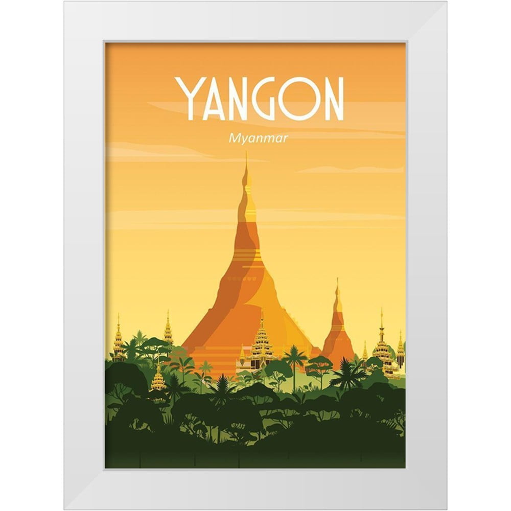 ARCTIC FRAME 11x14 White Modern Wood Framed Museum Art Print Titled ...