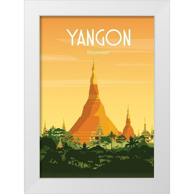 ARCTIC FRAME 11x14 White Modern Wood Framed Museum Art Print Titled ...