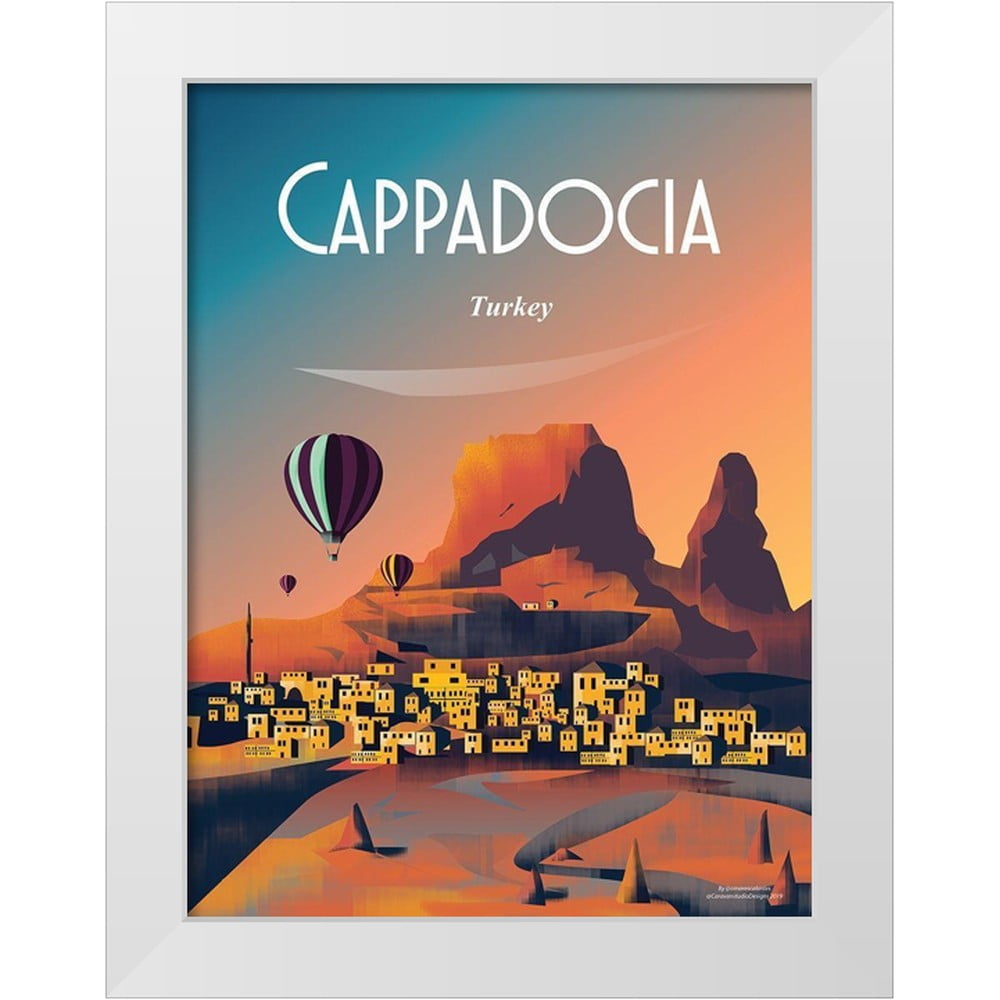 ARCTIC FRAME 12x14 White Modern Wood Framed Museum Art Print Titled ...