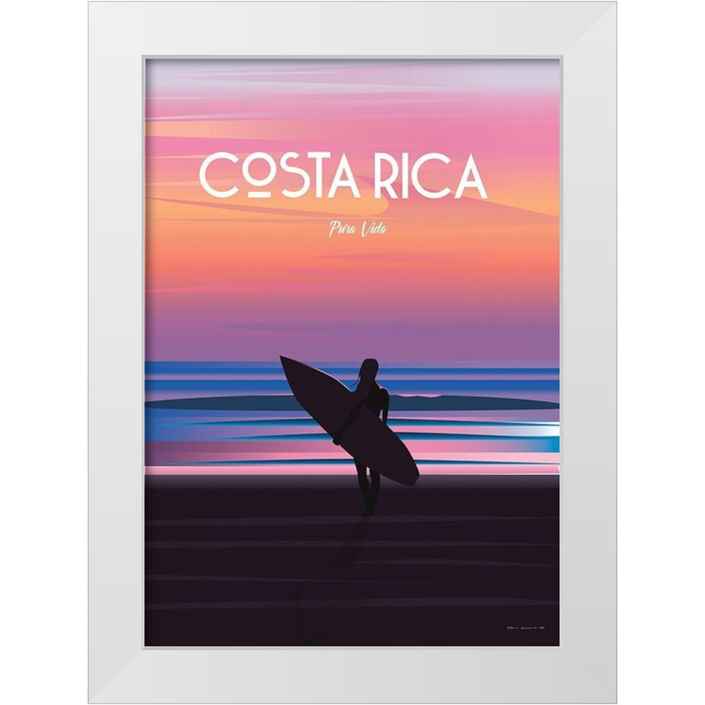 ARCTIC FRAME 24x32 White Modern Wood Framed Museum Art Print Titled ...