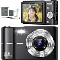 Puseky 1080P 50MP Digital Camera, Camera Camcorder with 32GB TF Card ...