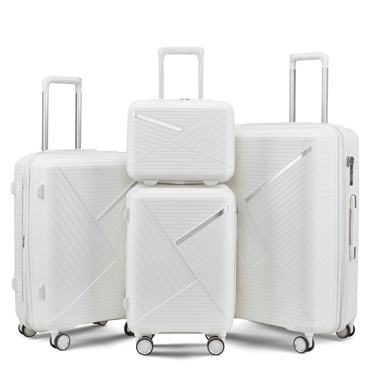 ARCTICSCORPION 29" 4 Piece Hardside Spinner Expandable Lightweight Set ...
