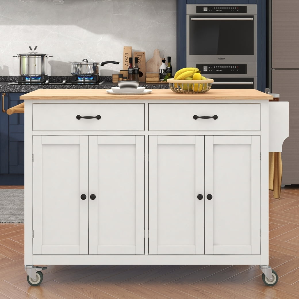 ARCTICSCORPION Rolling Kitchen Storage Carts with Drawers, Medium ...