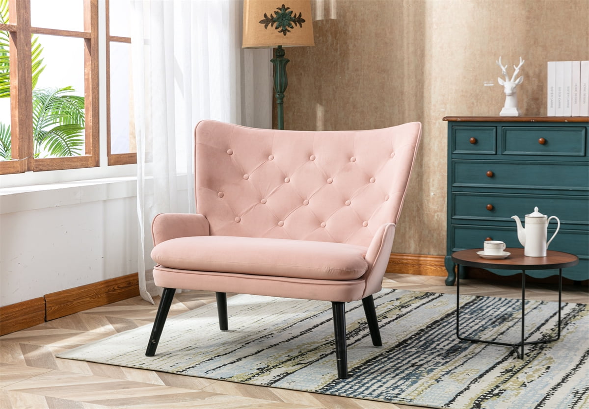 ARCTICSCORPION Upholstered High Back Accent Chair, Oversized Armchair ...