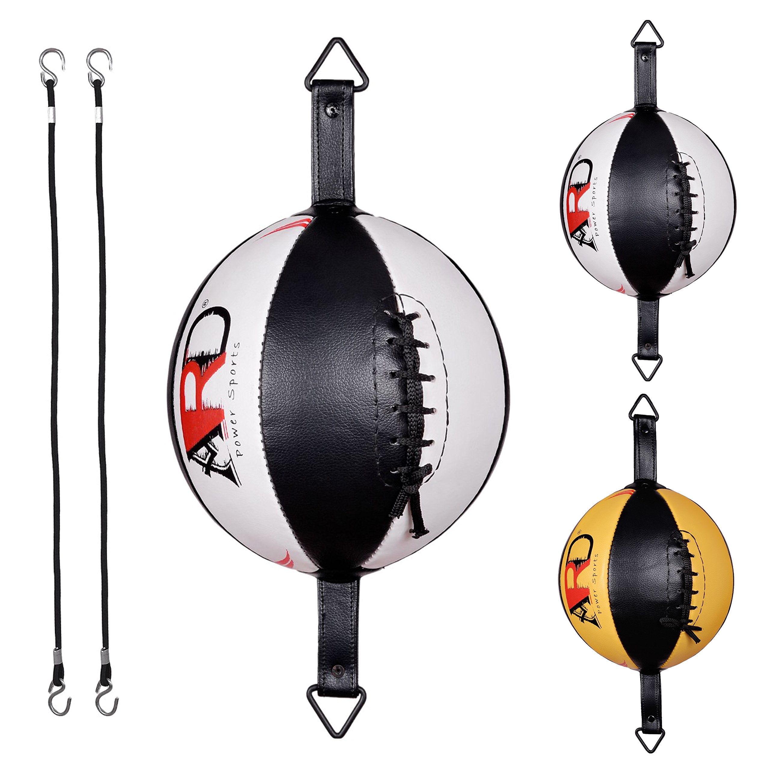 ARD Leather Boxing Speed Bag MMA Double End Dodge Ball Punching ...