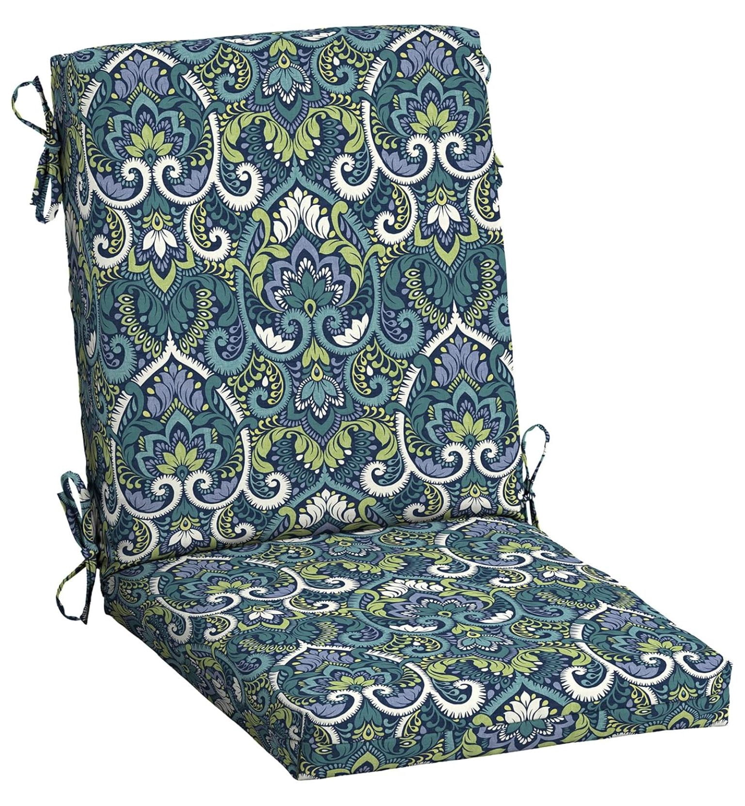 ARDEN Outdoor Dining Chair Cushion, 20 x 20, Rain-Proof, Fade Resistant ...
