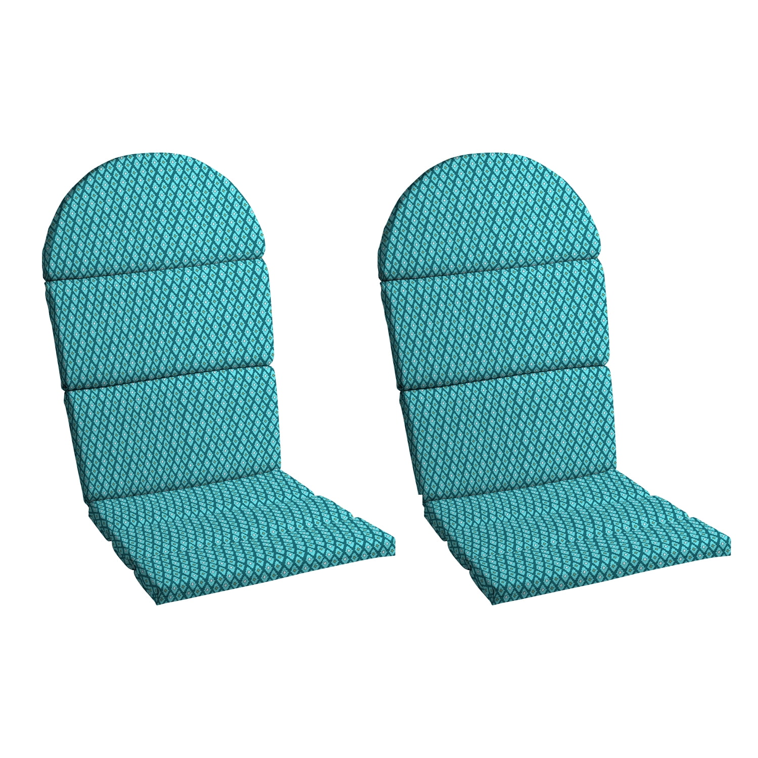 ARDEN Outdoor Foam Adirondack Cushion, Set of 2, 21.5 x 19, Water ...