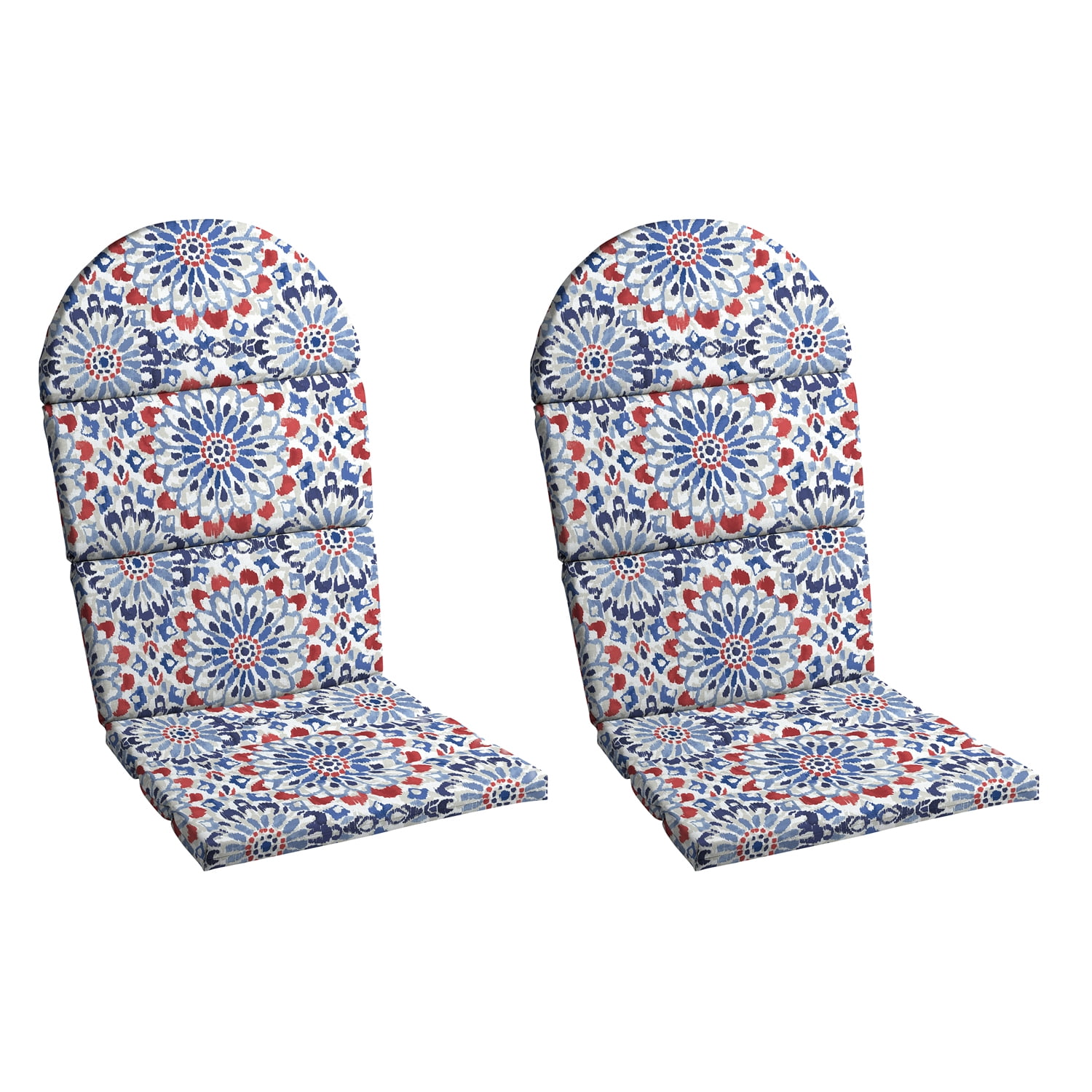 ARDEN Outdoor Foam Adirondack Cushion, Set of 2, 21.5 x 19, Water ...