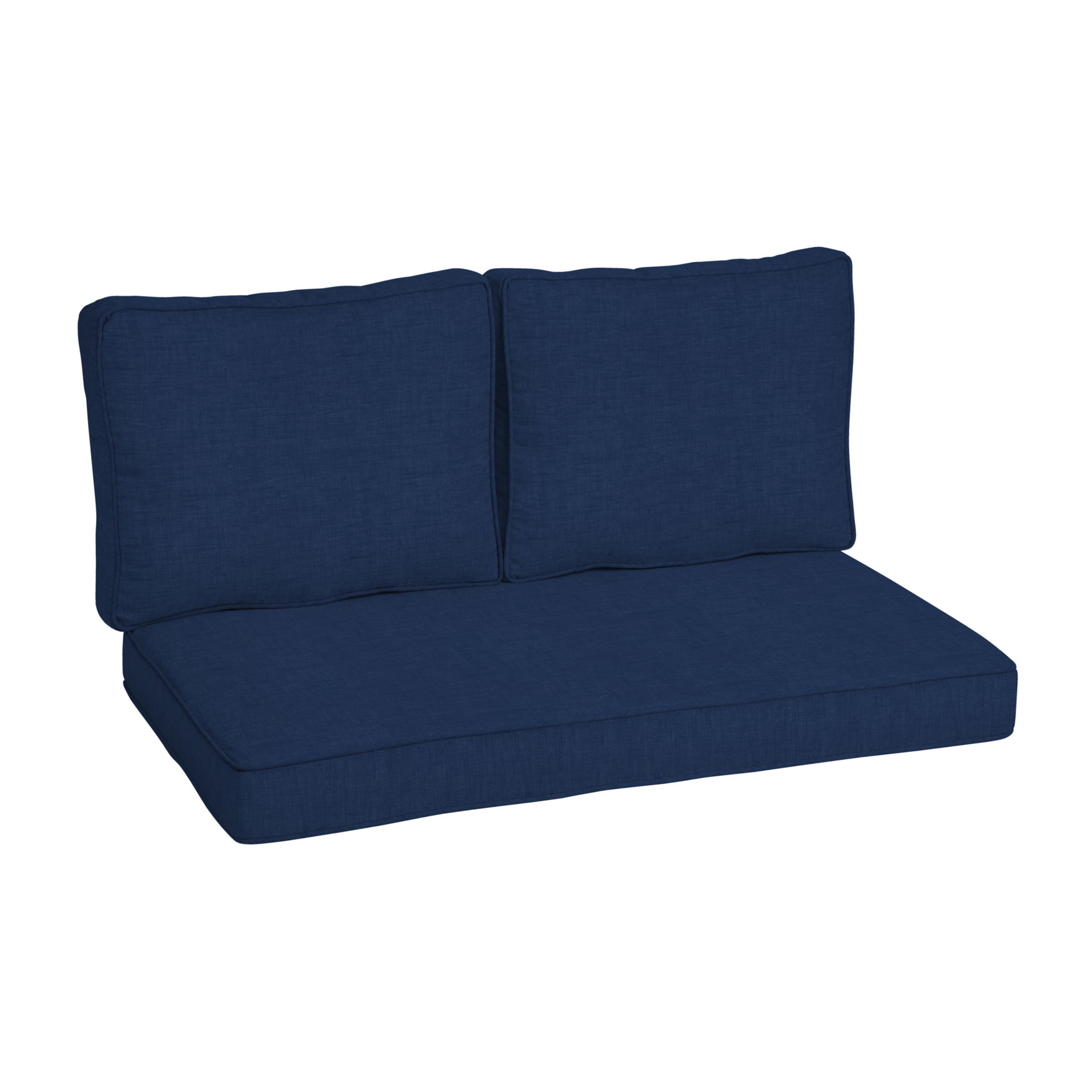Arden Selections Sapphire Blue Leala Outdoor Patio Loveseat Cushion Set ...