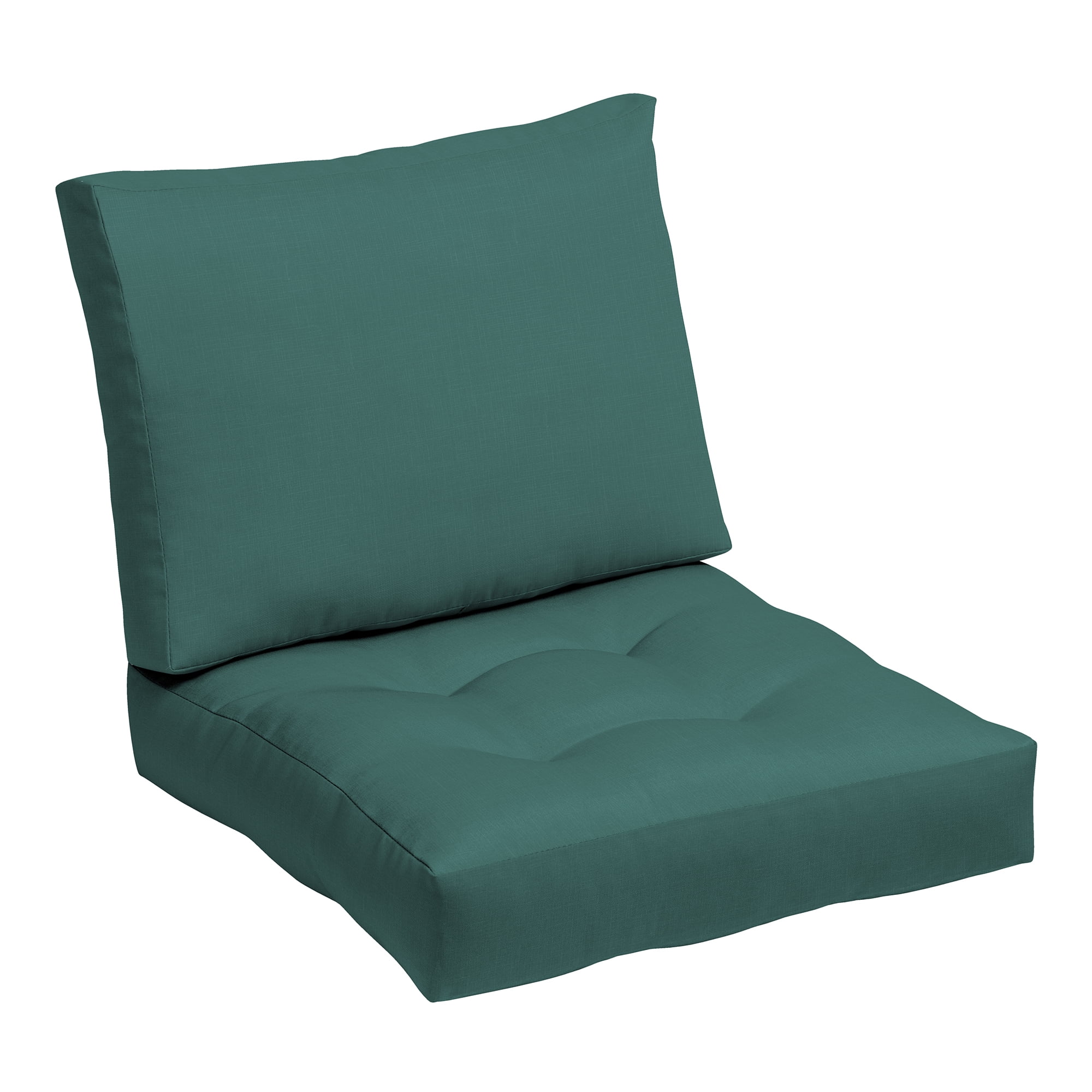 ARDEN Outdoor Plush Modern Tufted Blowfill Deep Seat Set, 24 x 24 ...