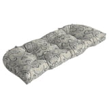 Arden Selections Outdoor Wicker Settee Furniture Cushion 41.5 x 18 ...