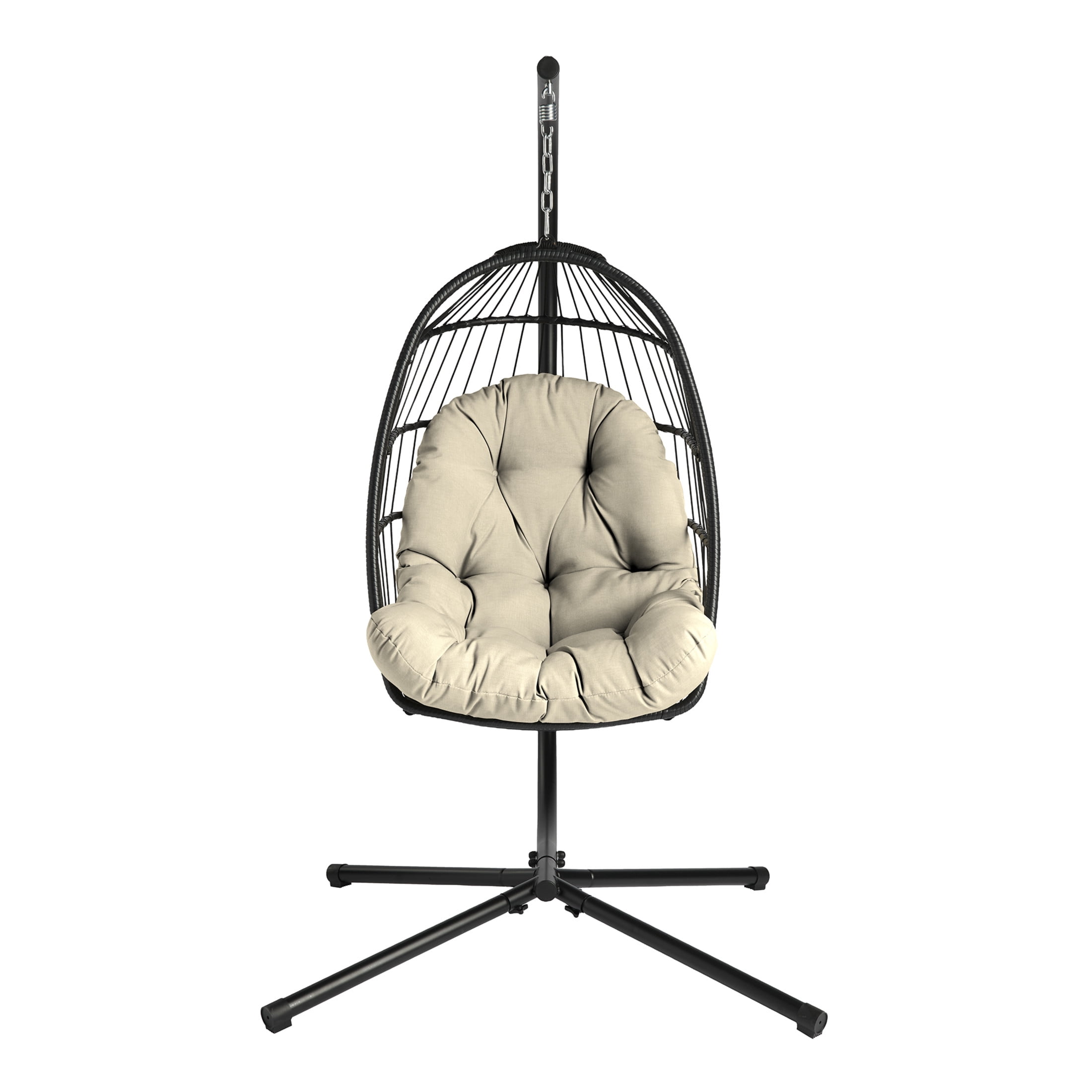 ARDEN Plush Indoor / Outdoor Egg Chair Cushion, 34 x 49, Water ...