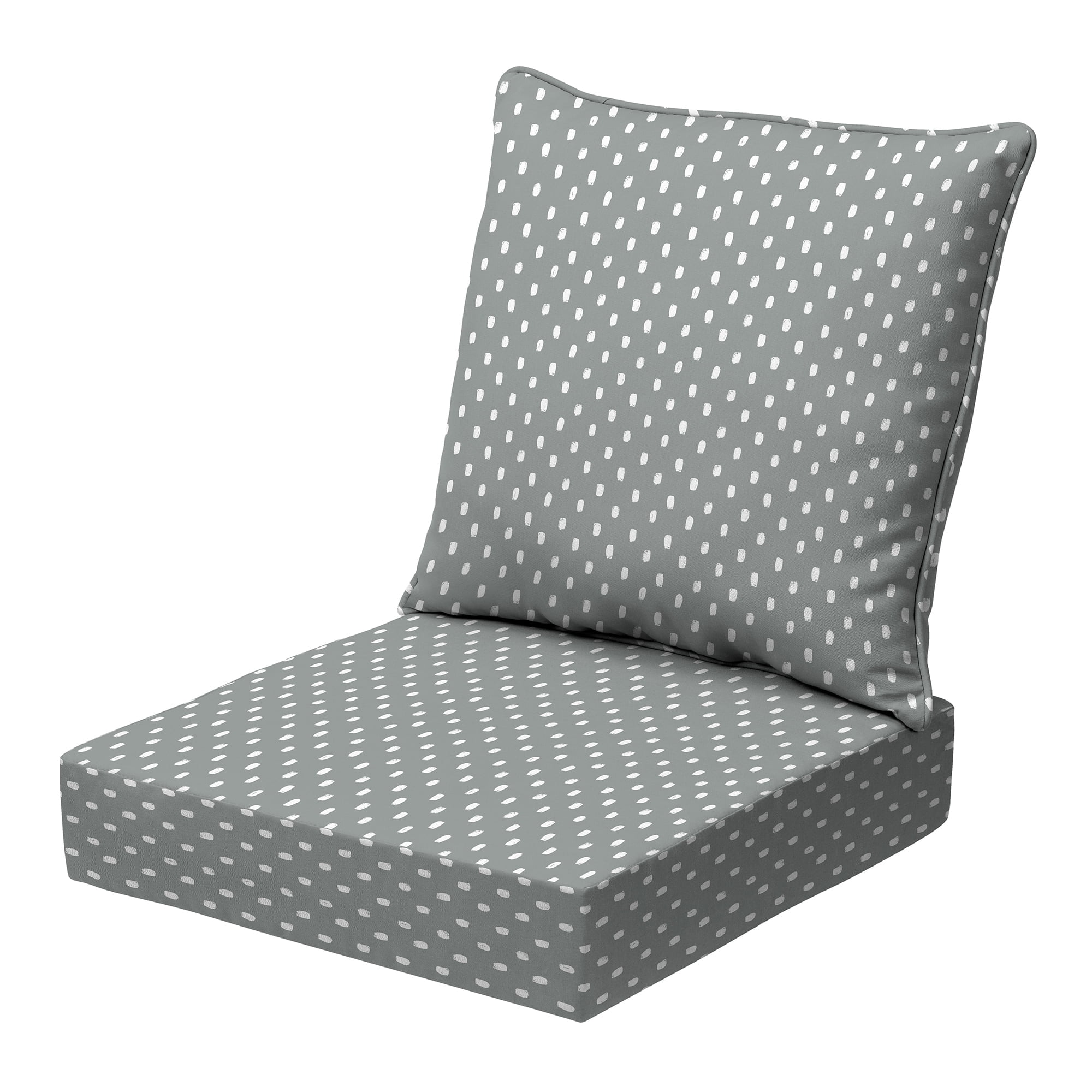 ARDEN earthFIBER Outdoor Deep Seat Cushion Set, 24 x 24, Water ...