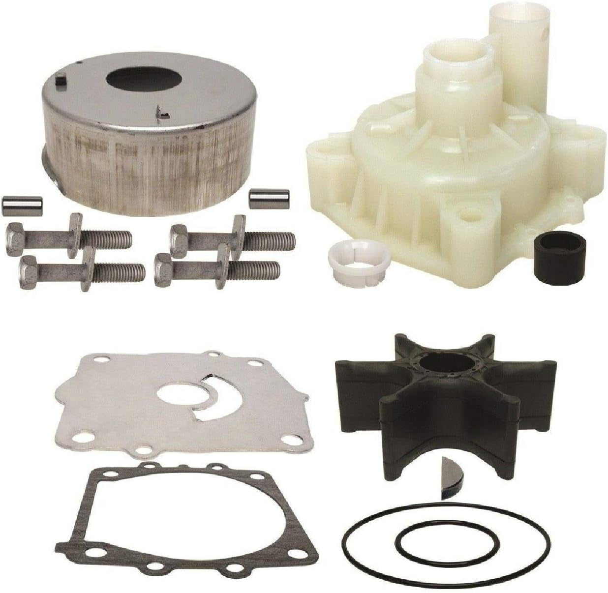 ARDOUR VAN GLM Water Pump Impeller Repair Kit with Housing for Yamaha 4-Stroke 115 Hp F115 LF115 ...