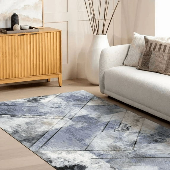 Unbranded Flannel Area Rug, 8x10 ft, Washable, 260GSM Pile Weight ...