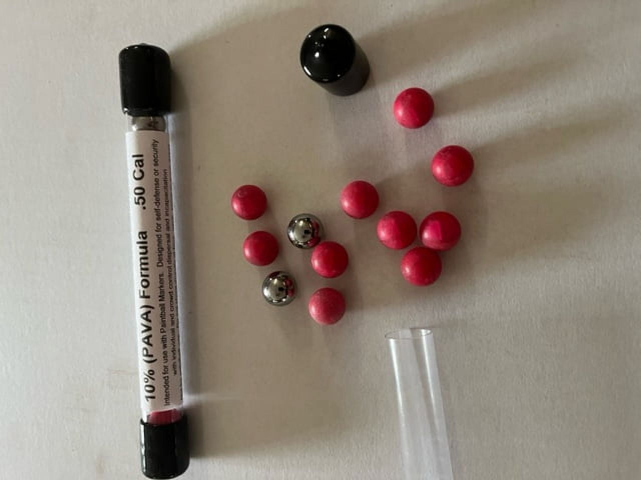 0.50 Cal Extreme Pepper Ammo Round - 10% PAVA, 20X Hot, Qty 10 + 2 ...