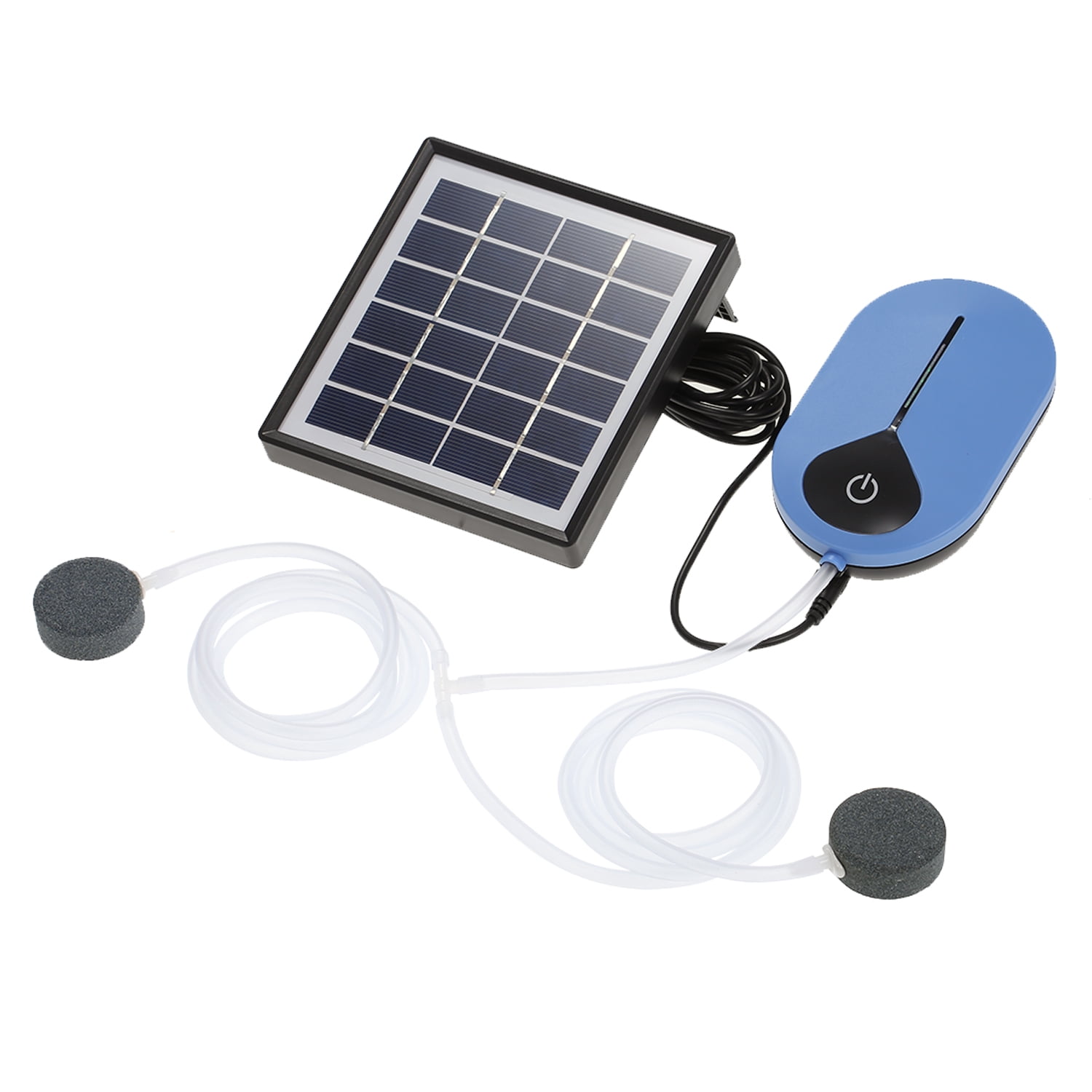 AREALER 1.5W 3600mAH Solar Pump Fish Oxygenator Aquarium Aerator Pond ...