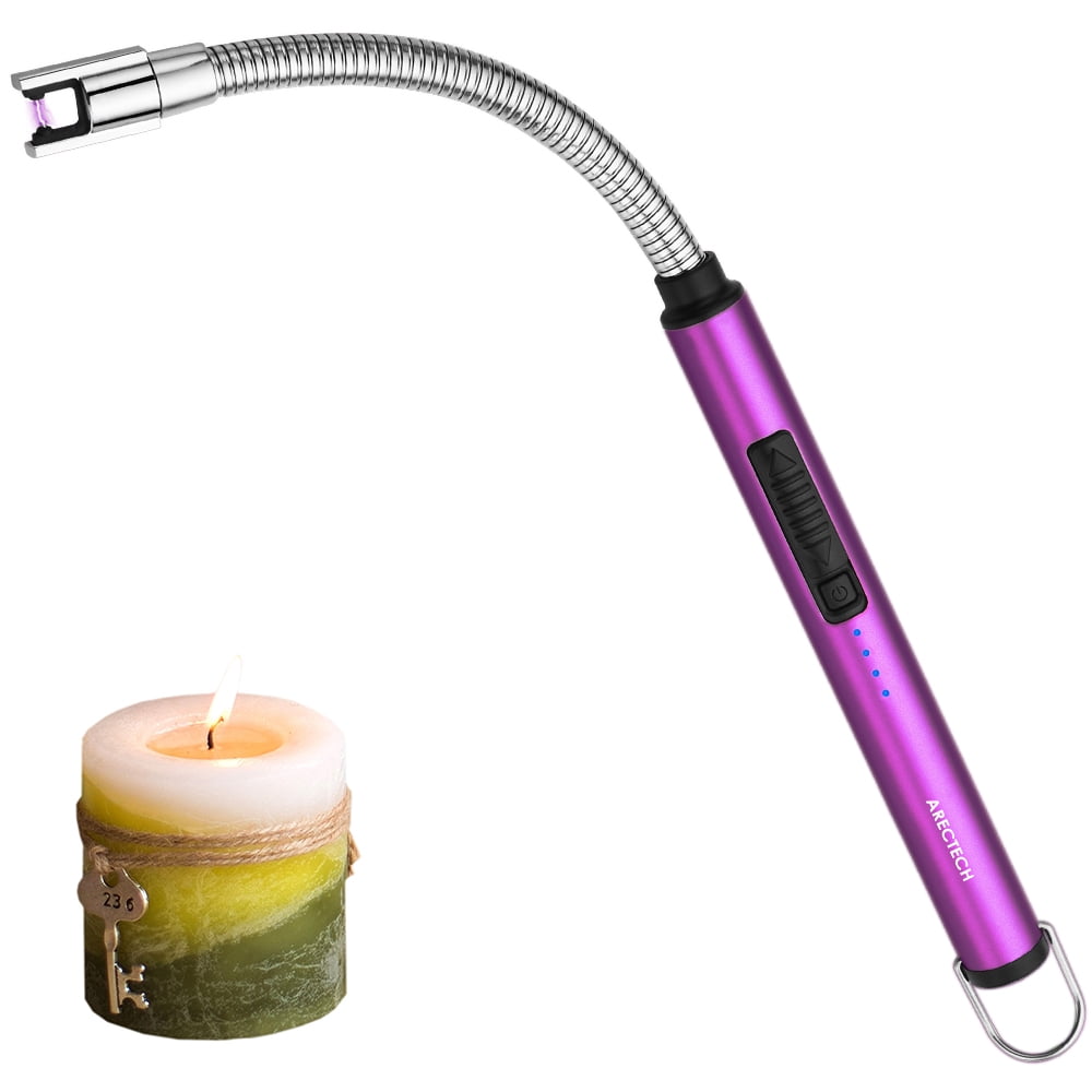 ARECTECH Windproof Flameless Electric Lighter, Rechargeable USB Arc ...