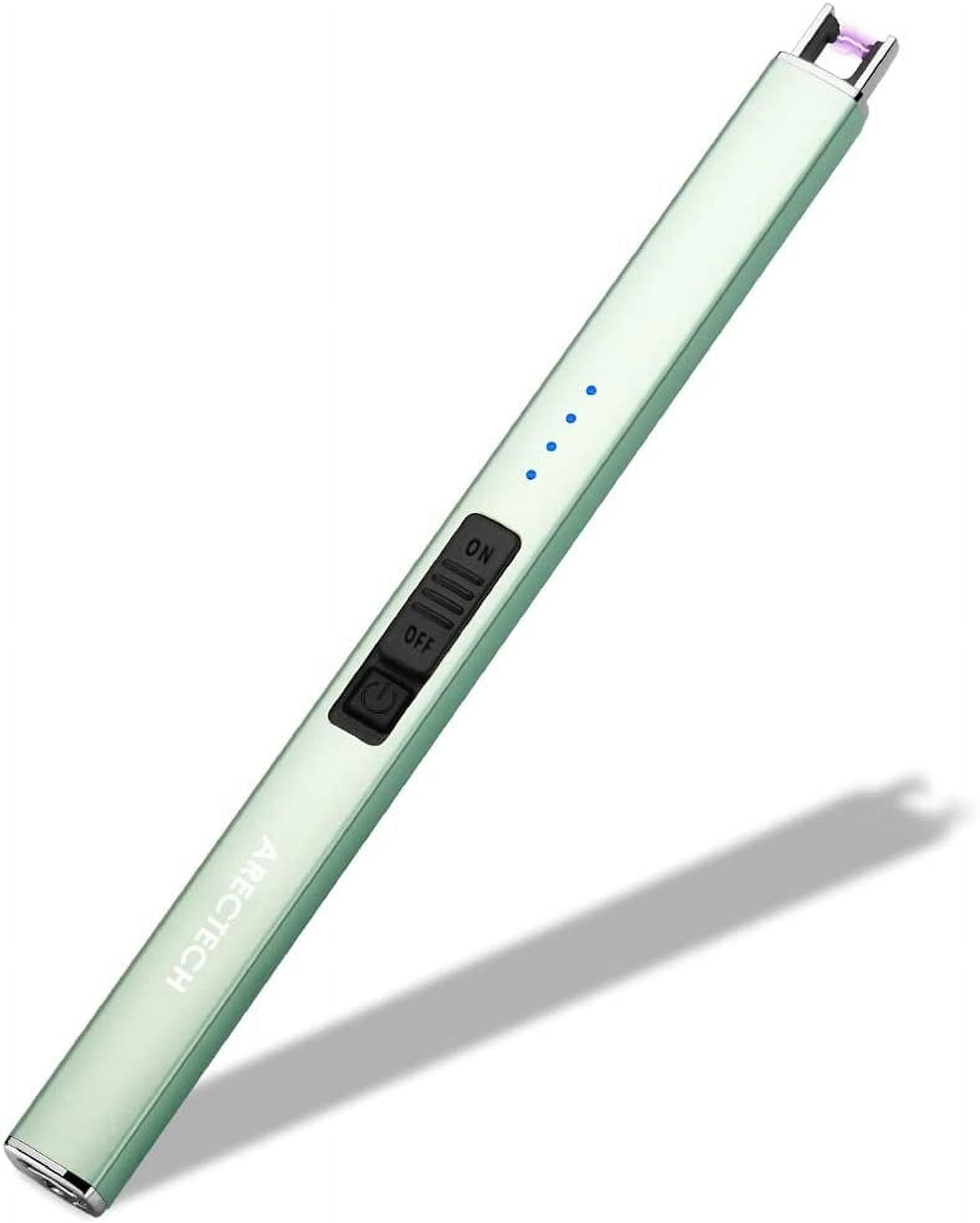ARECTECH Windproof Rechargeable Electric Lighter, Easy Use, Long ...