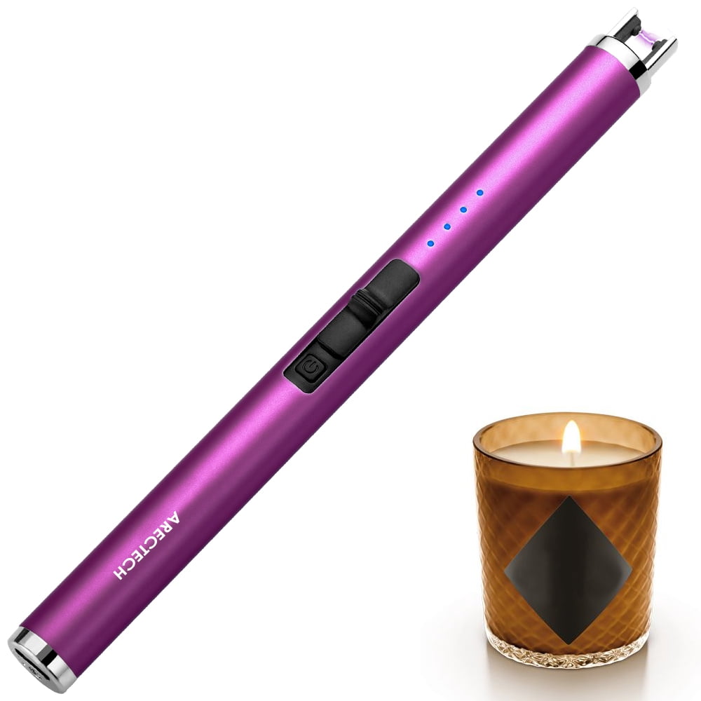 ARECTECH Lighter Rechargeable Lighter Electric Lighter Candle Lighter ...