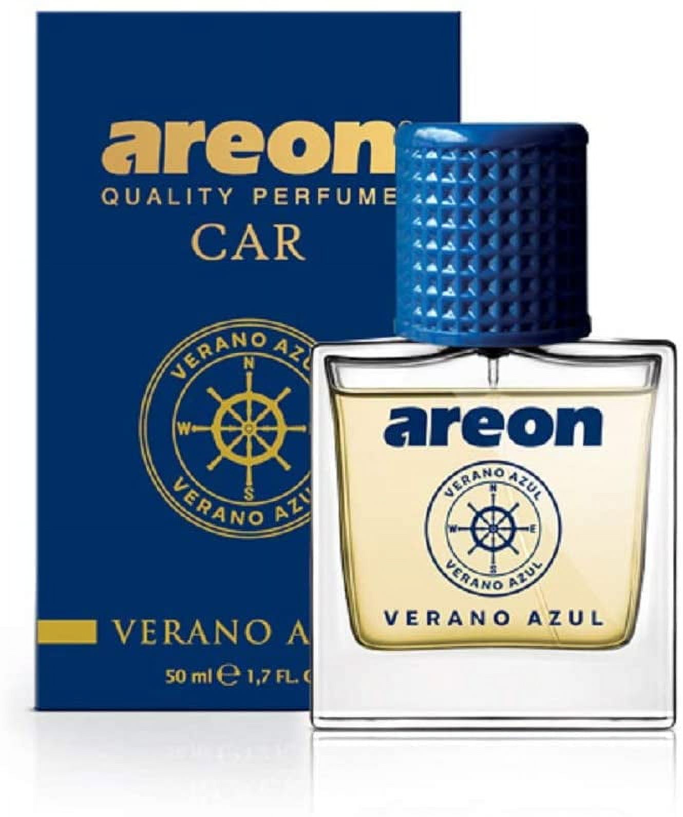 AREON MCP07 Car Perfume 1.7 Fl Oz. (50ml) Glass Bottle Car Air ...