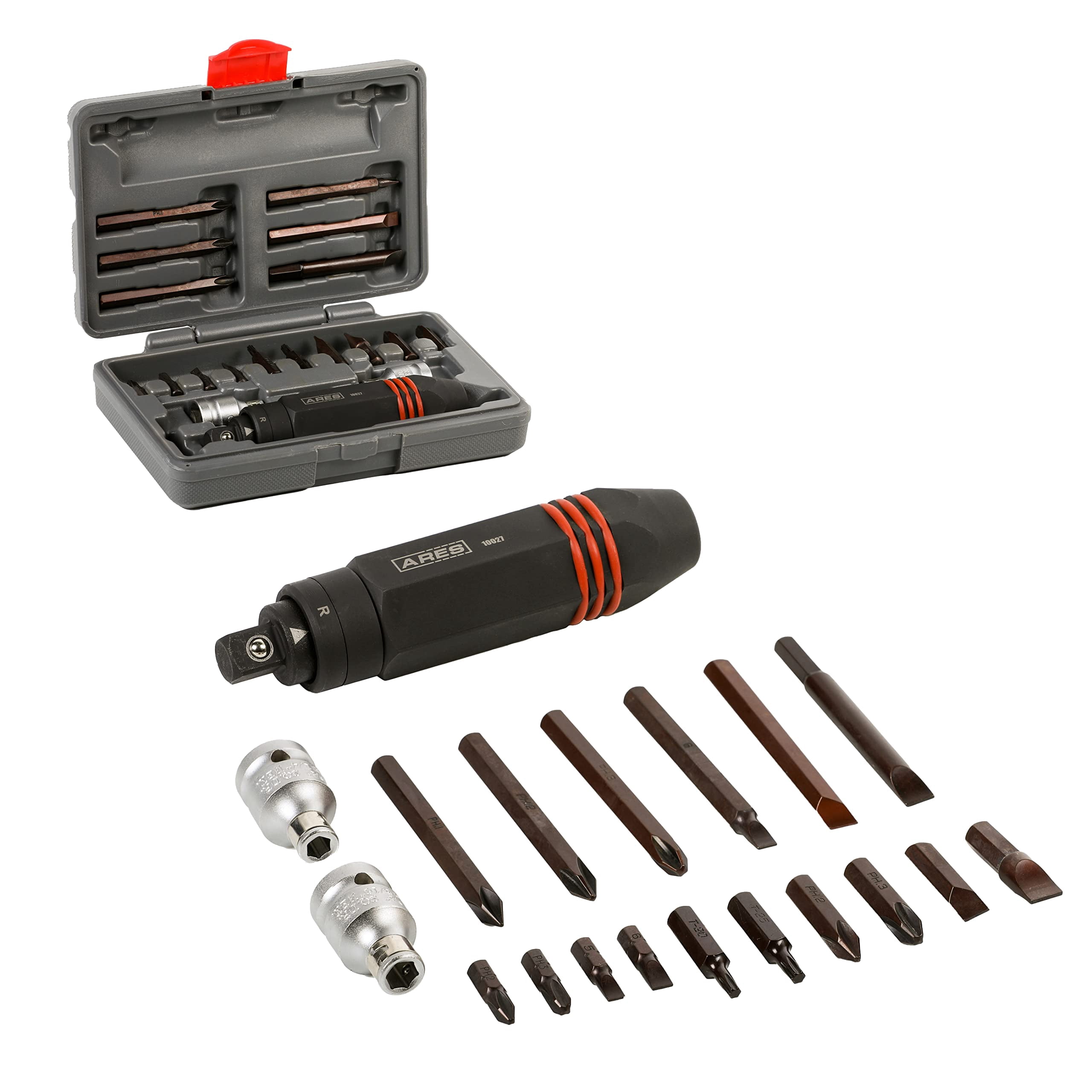 ARES 10027 – 1/2-Inch Drive Heavy Duty Hex Grip Impact Driver – 1/4 ...