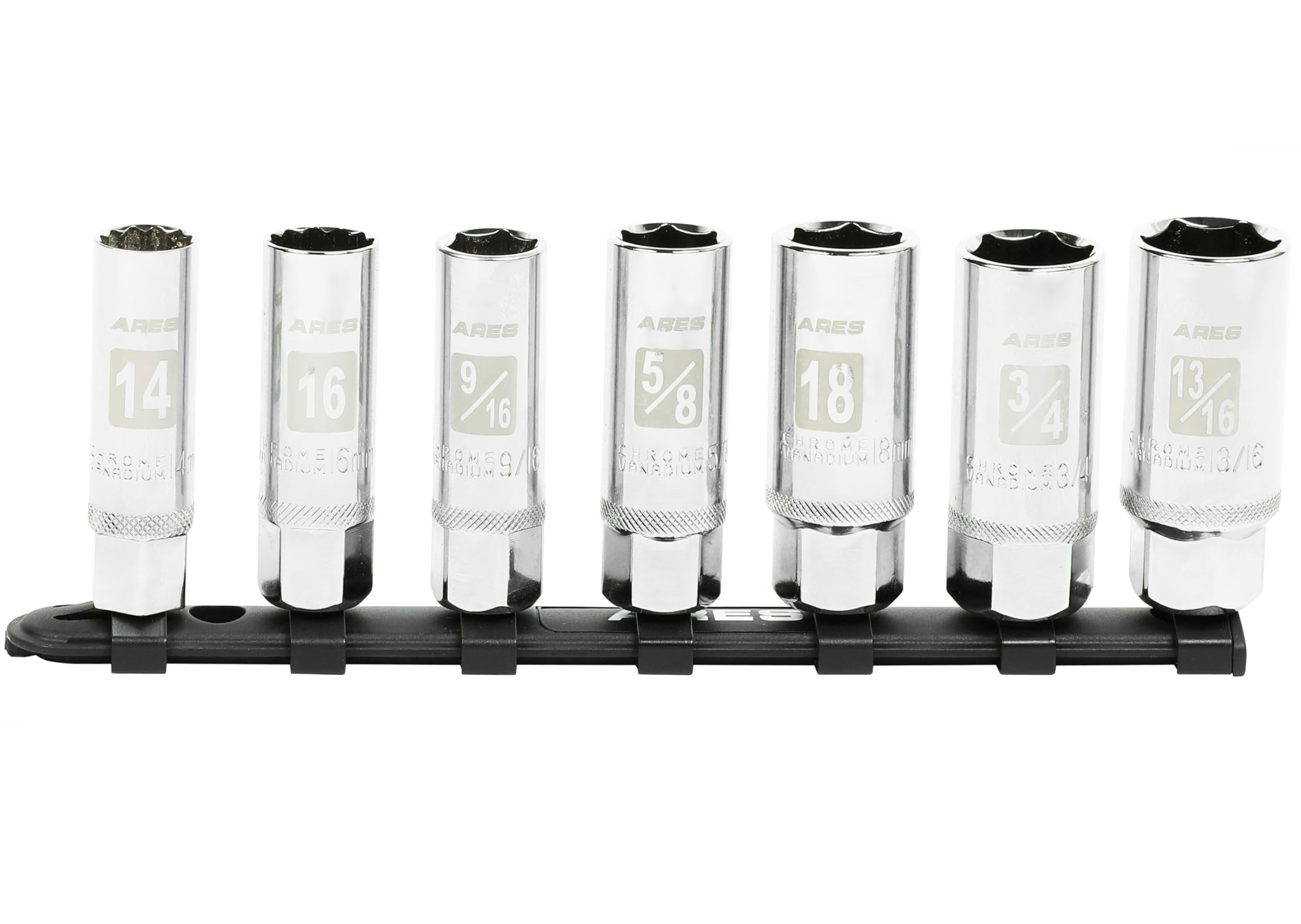 ARES 11070-7-Piece Non-Magnetic Spark Plug Socket Set - includes 14mm ...