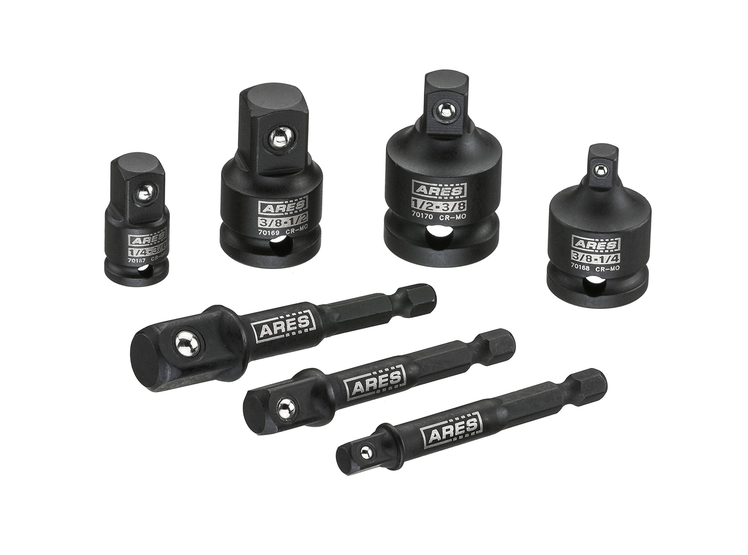 ARES 28000 - Impact 3-Inch Extension and Socket Adapter Set - Includes ...