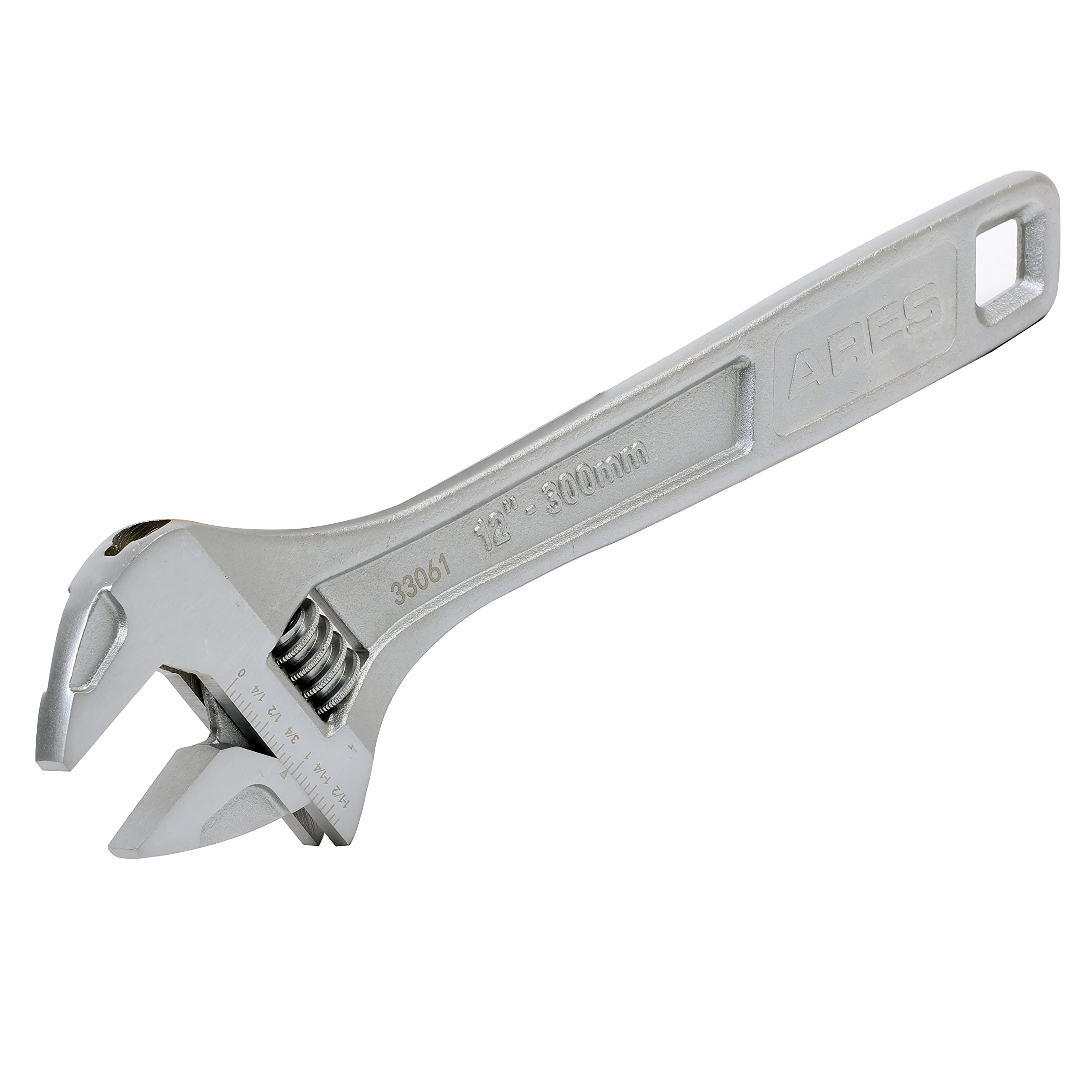 ARES 33061 – 12-Inch Adjustable Wrench – Drop Forged Chrome Vanadium ...