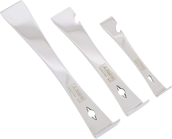 ARES 46019-3-Piece Stainless Steel Prybar Scraper Set - Ultra Sharp ...
