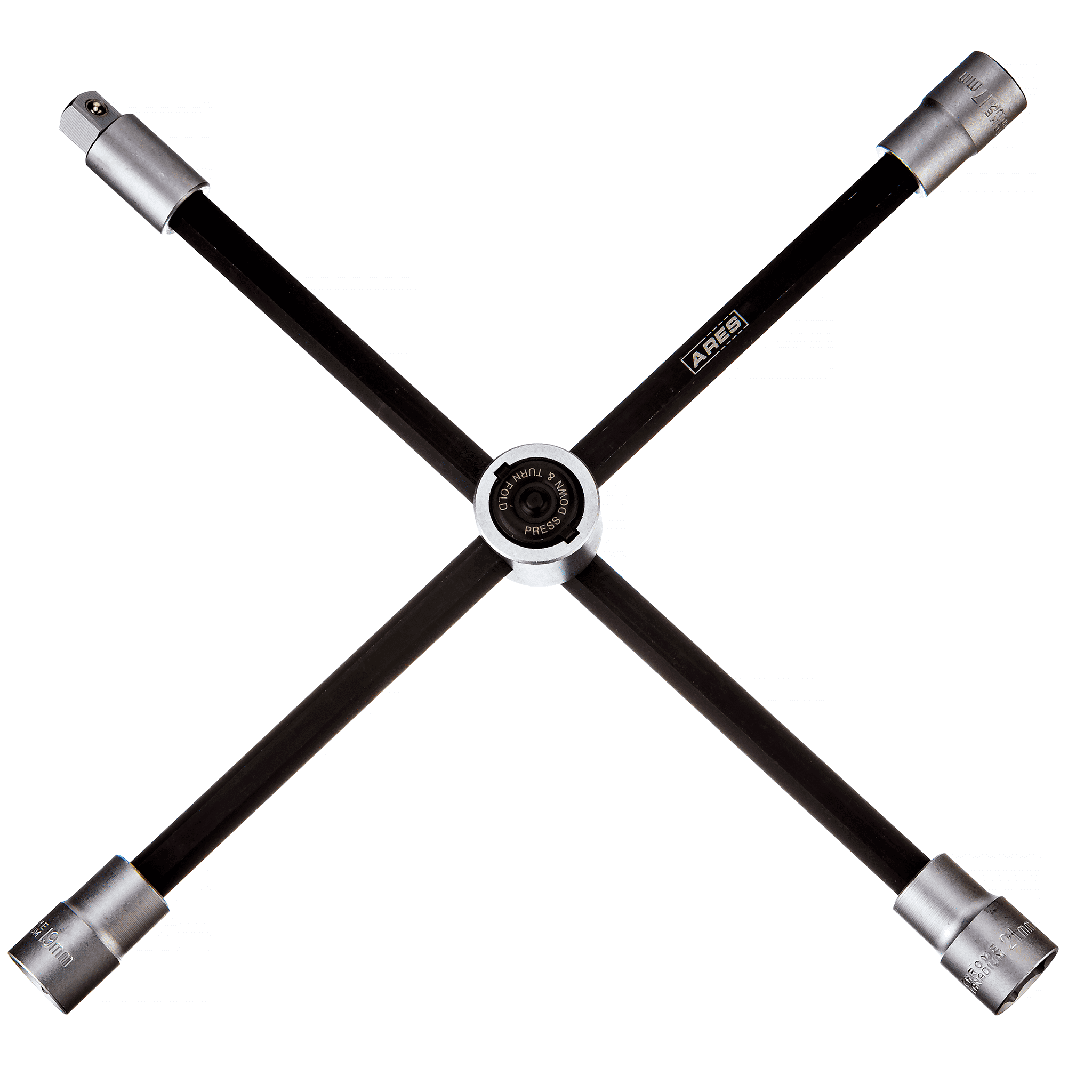 ARES 70092 - 4-Way Sliding Lug Wrench - Adjustable Sliding Lug Wrench ...