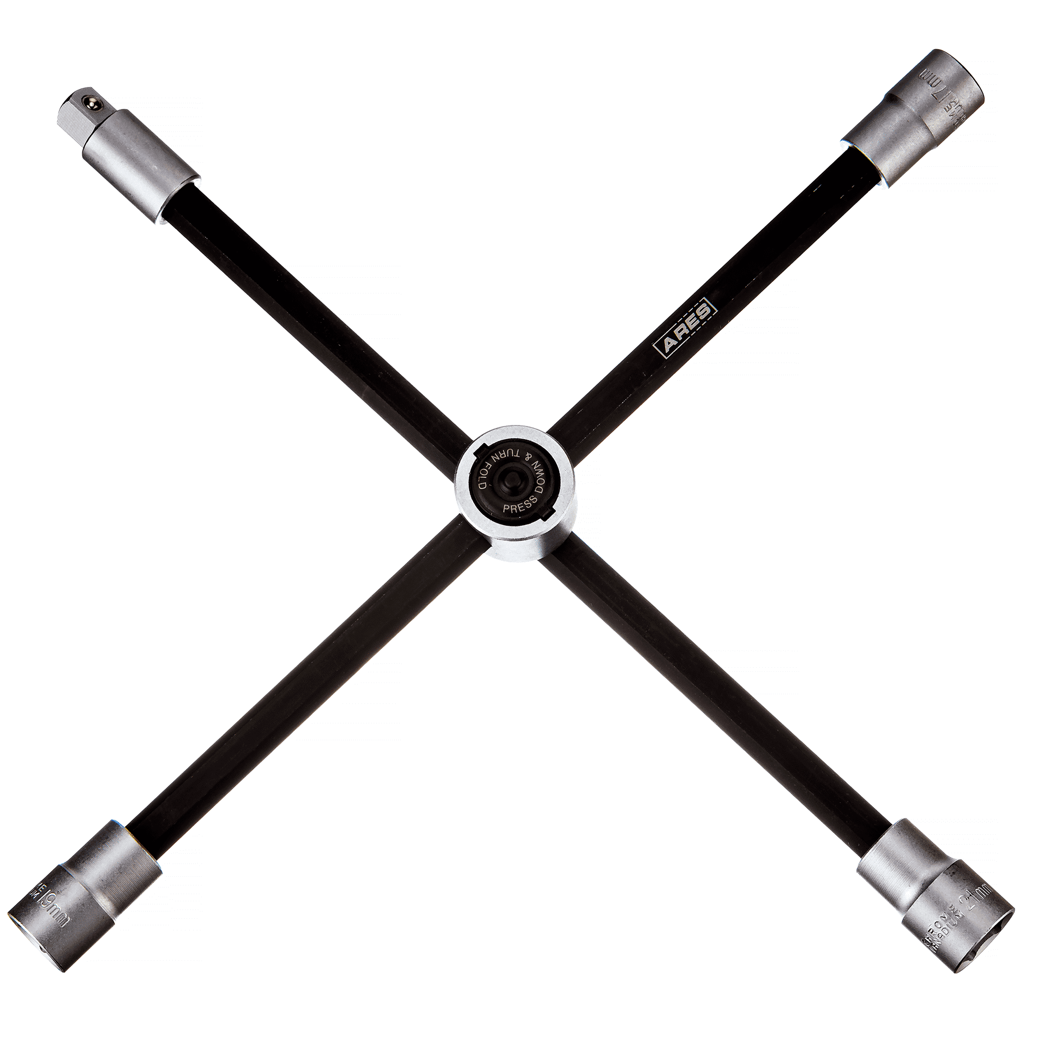 ARES 70092 - 4-Way Sliding Lug Wrench - Adjustable Sliding Lug Wrench ...
