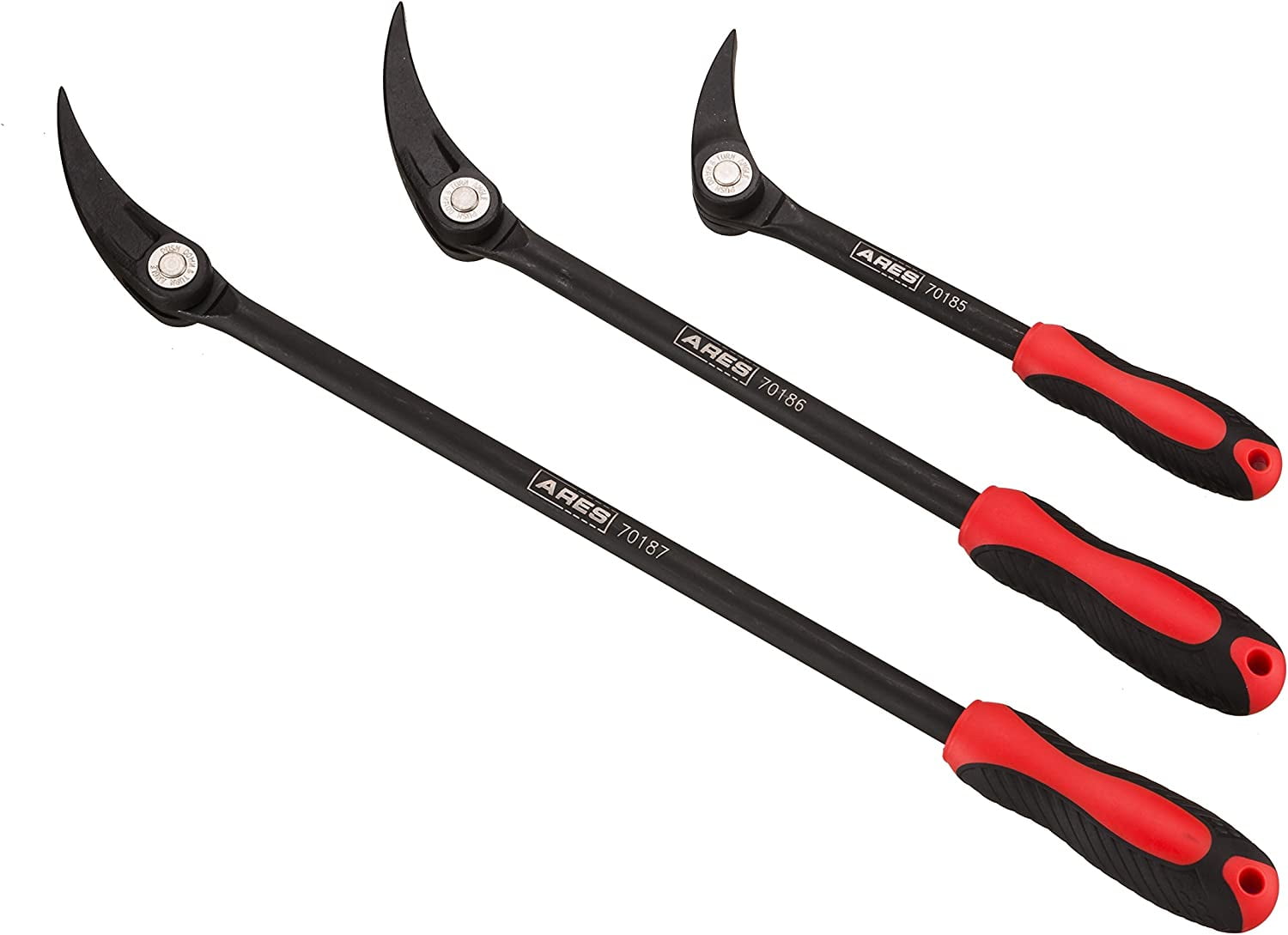 ARES 70184 - 3-Piece Indexable Pry Bar Set | 11-Position Adjustable ...