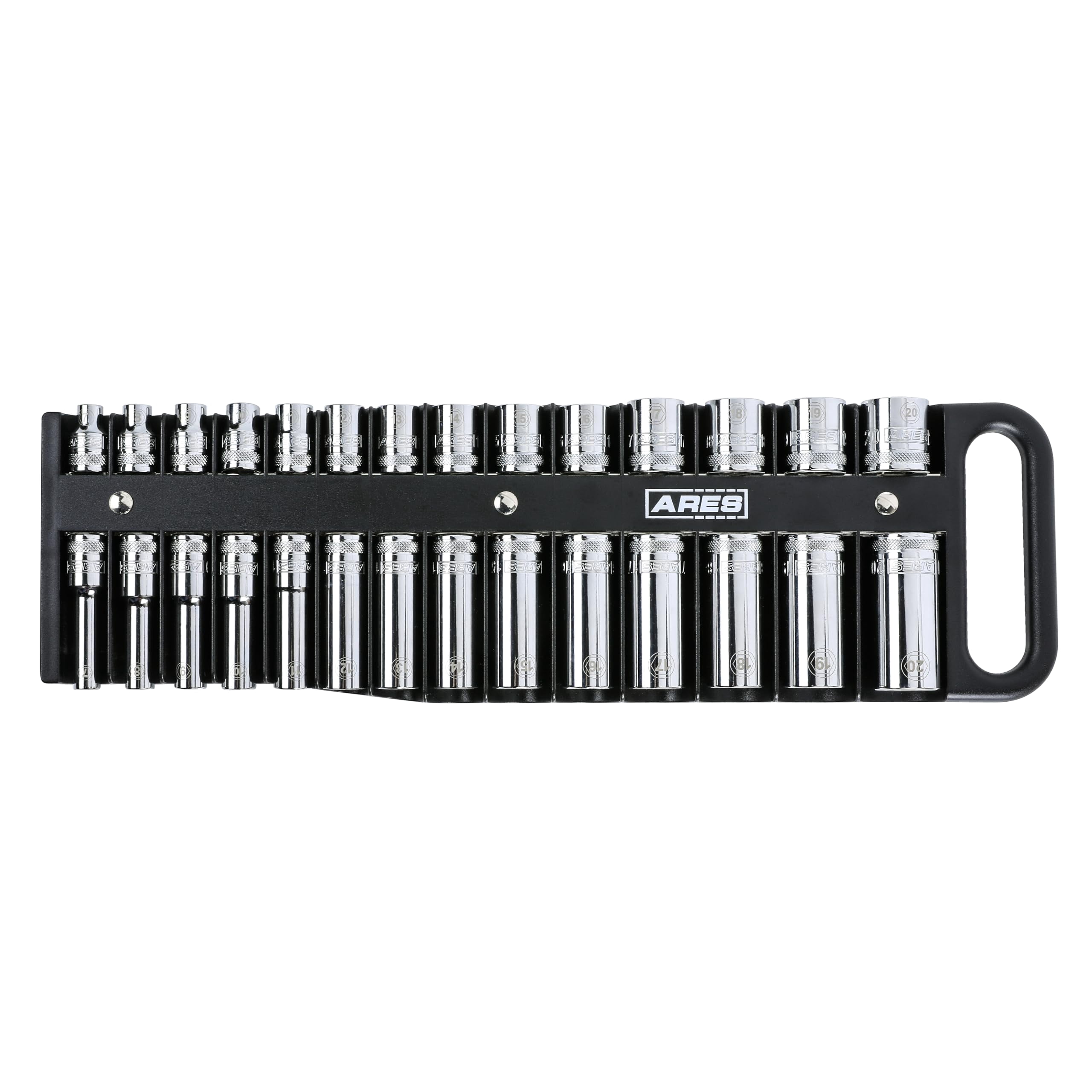 ARES 70219-28-Piece 3/8-Inch Drive Magnetic Socket Holder - Securely ...