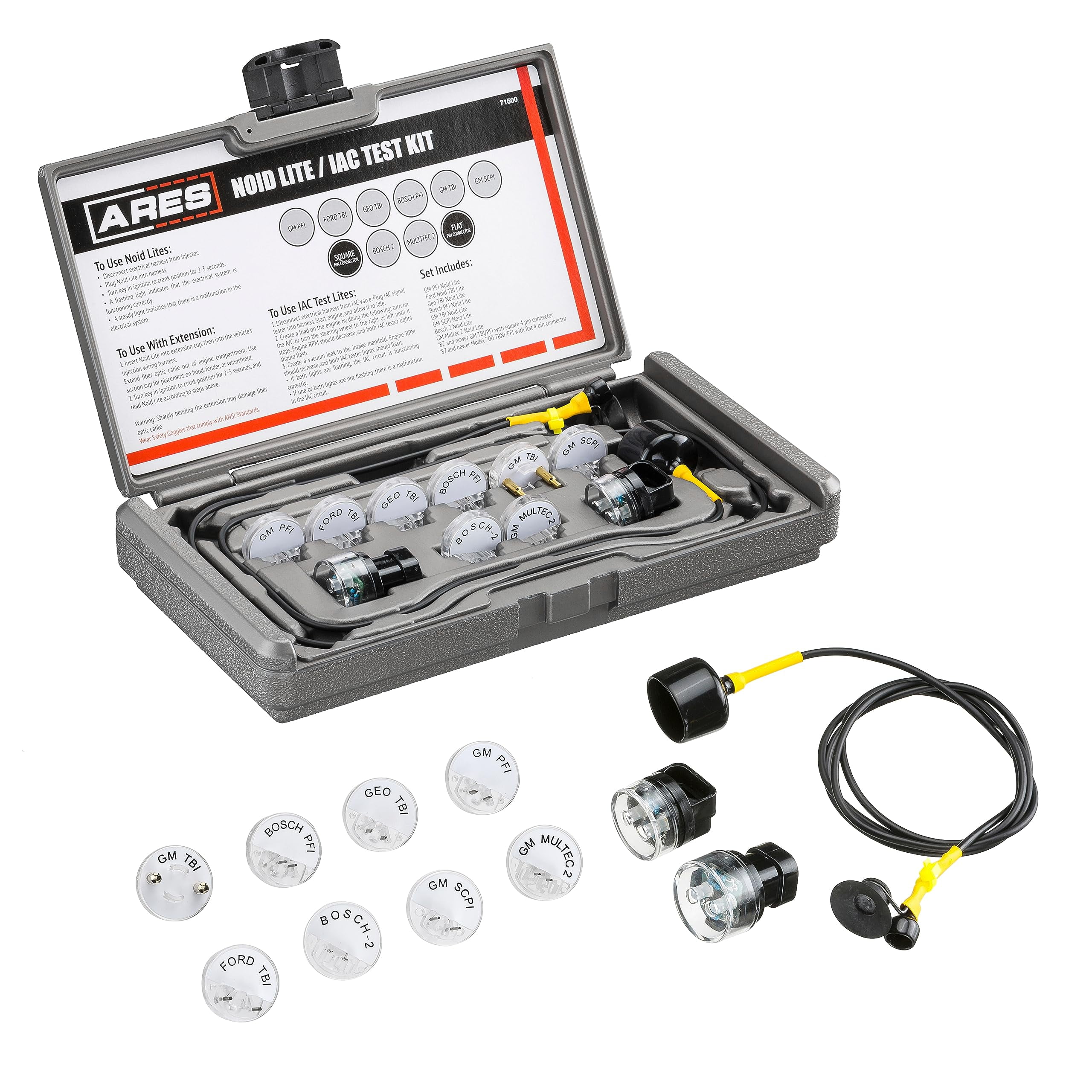 ARES 71500 - Noid Light & IAC Test Kit - Easily Eliminate EFI and IAC ...